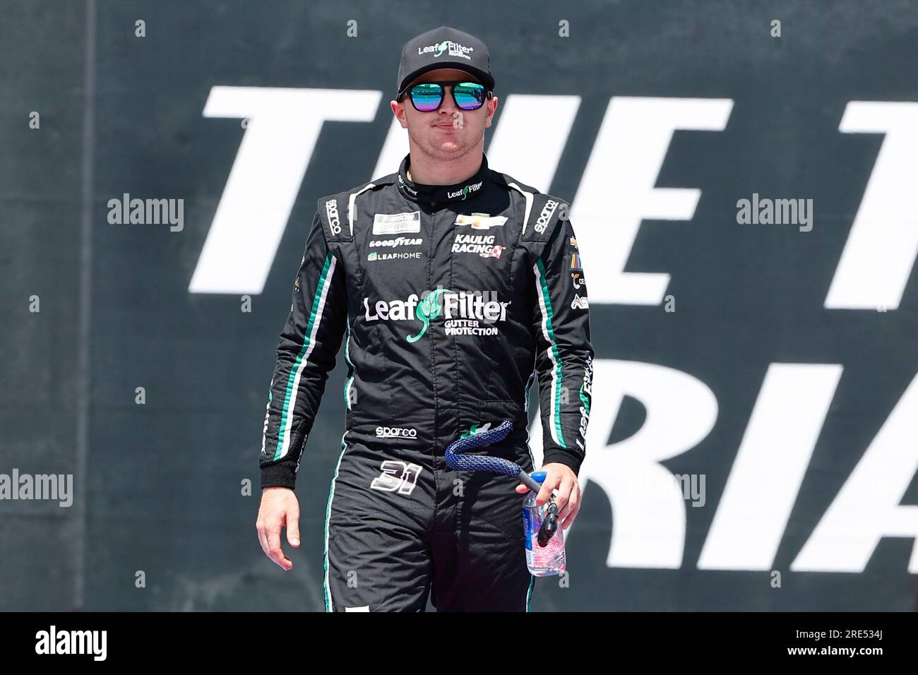 LONG POND, PA - JULY 23: Justin Haley (#31 LeafFilter Gutter Protection ...