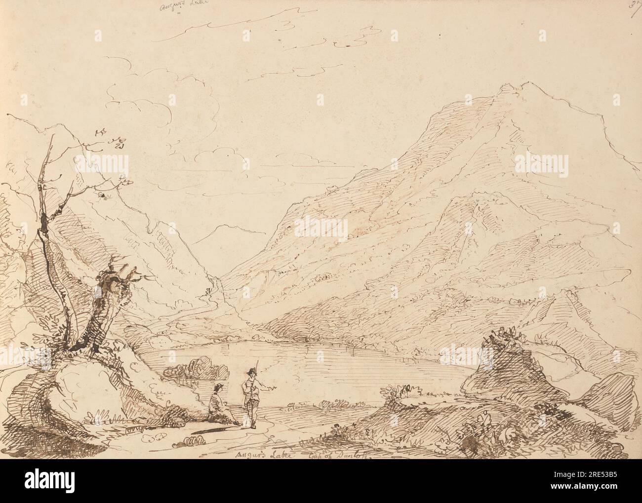 Augur's Lake, Gap of Dunloh 1841 by Thomas Hastings Stock Photo - Alamy