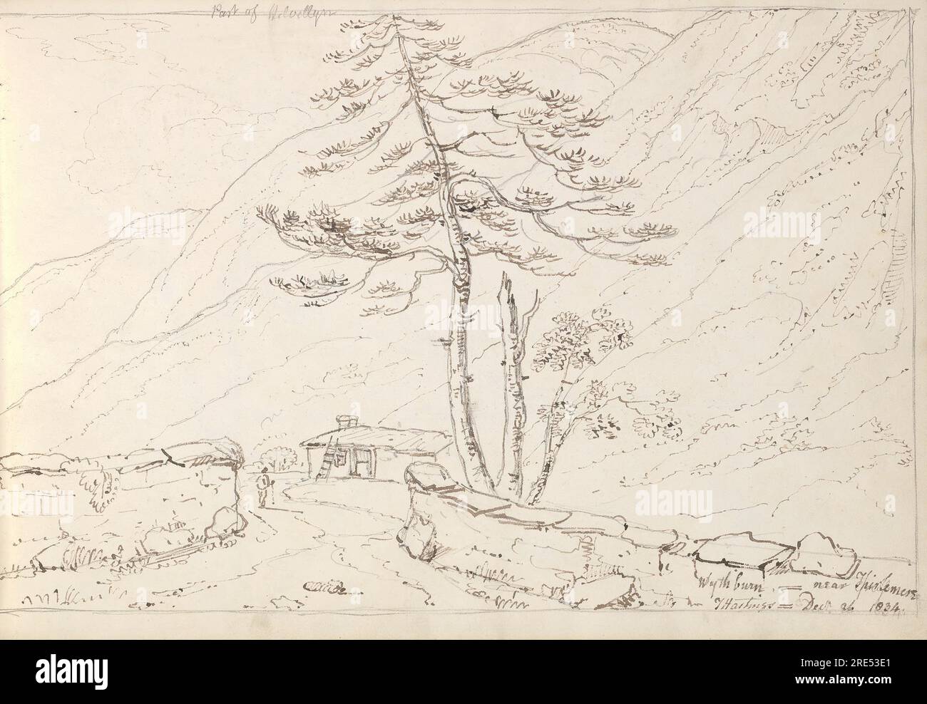 Wythburn, Near Thirlmere, 26 December 1834 1834 by Thomas Hastings ...