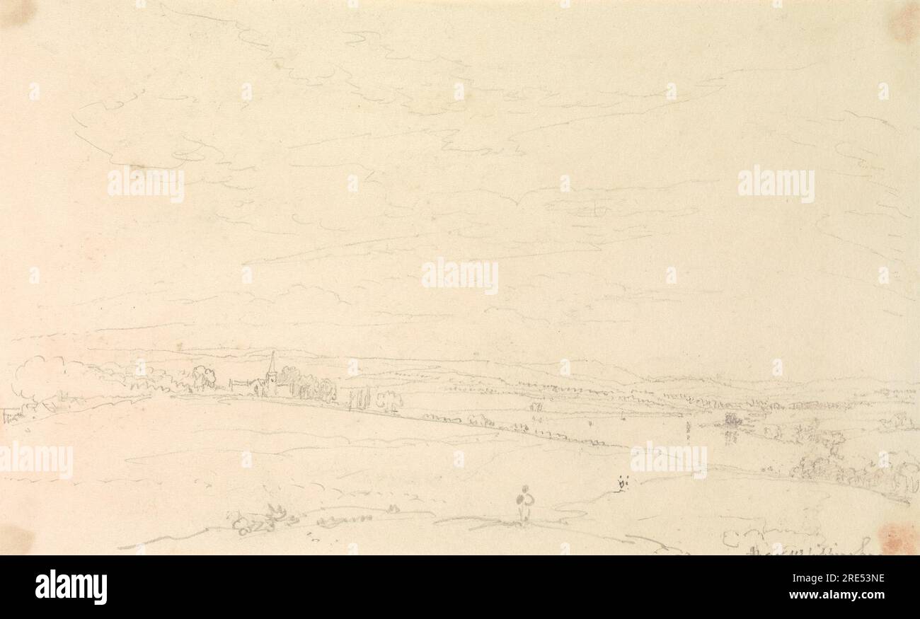 Near Whippingham between 1826 and 1830 by Thomas Hastings Stock Photo ...