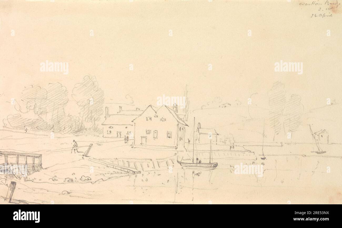 Wootton Bridge, Isle of Wight between 1826 and 1830 by Thomas Hastings ...