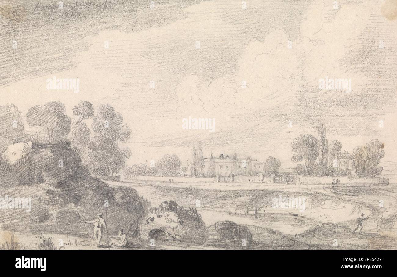 Hampstead Heath 1823 by Thomas Hastings Stock Photo - Alamy