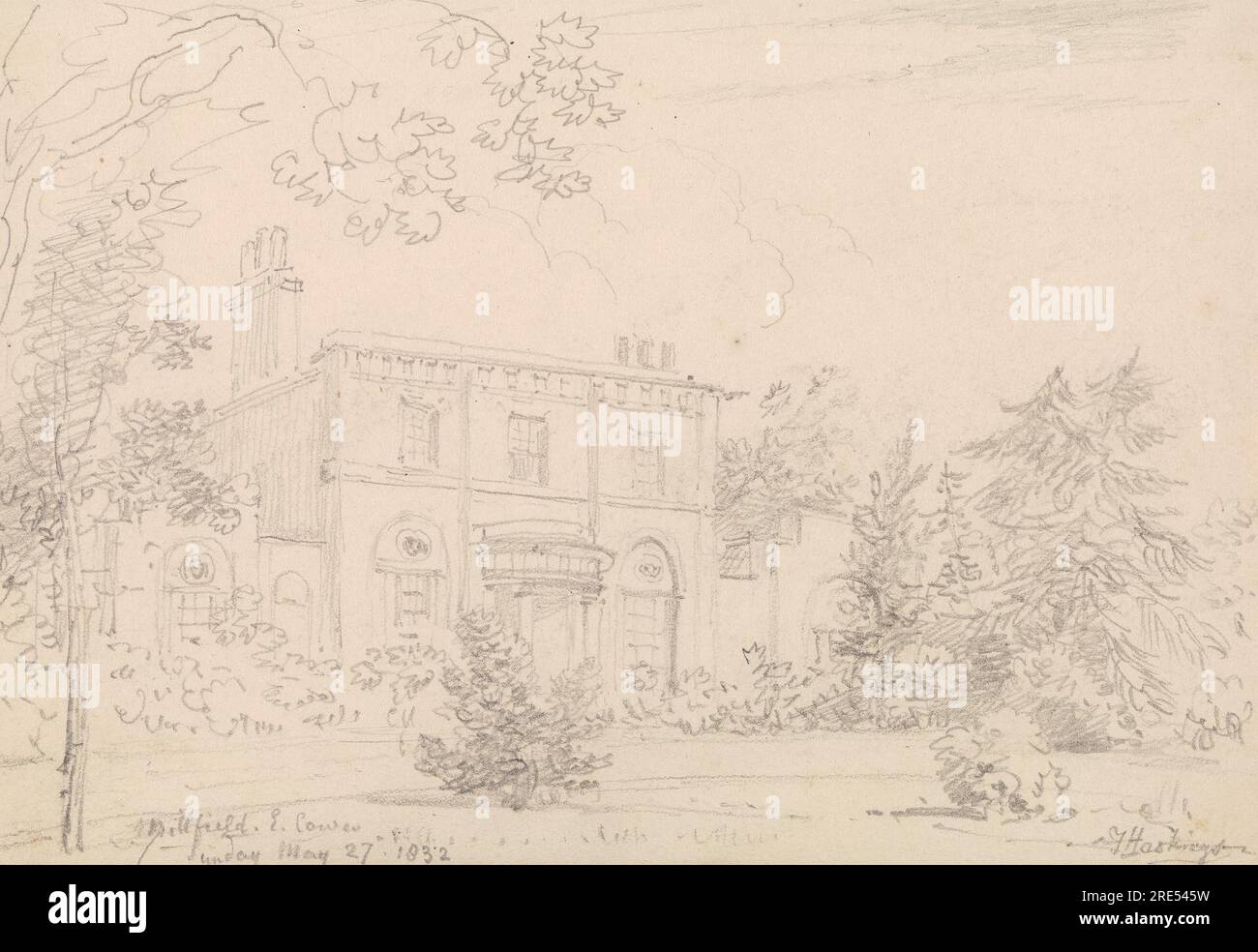 Millfield, East Cowes, Sunday 27 May 1832 1832 by Thomas Hastings Stock ...