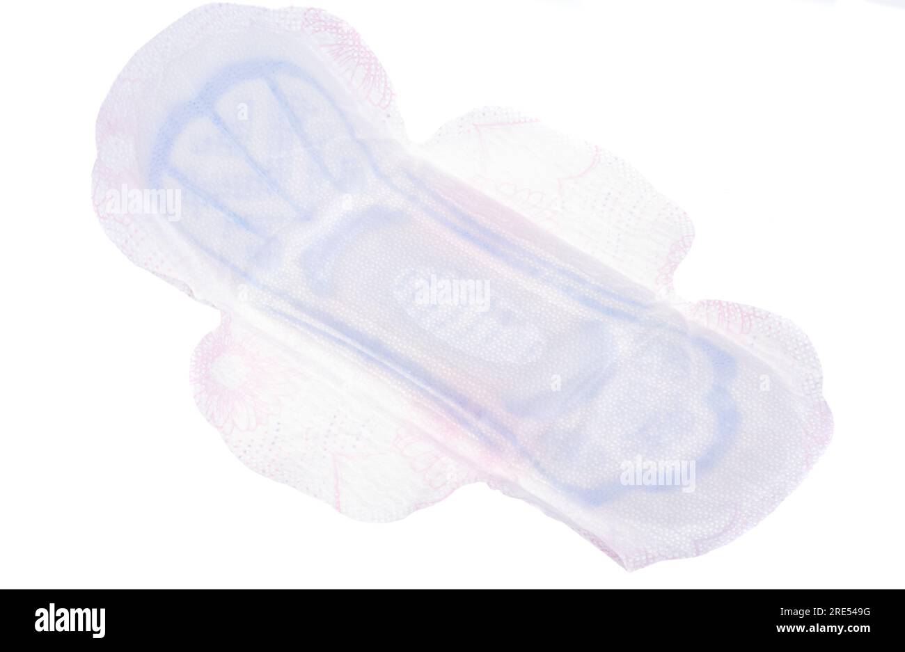 feminine pad isolated on white background Stock Photo - Alamy