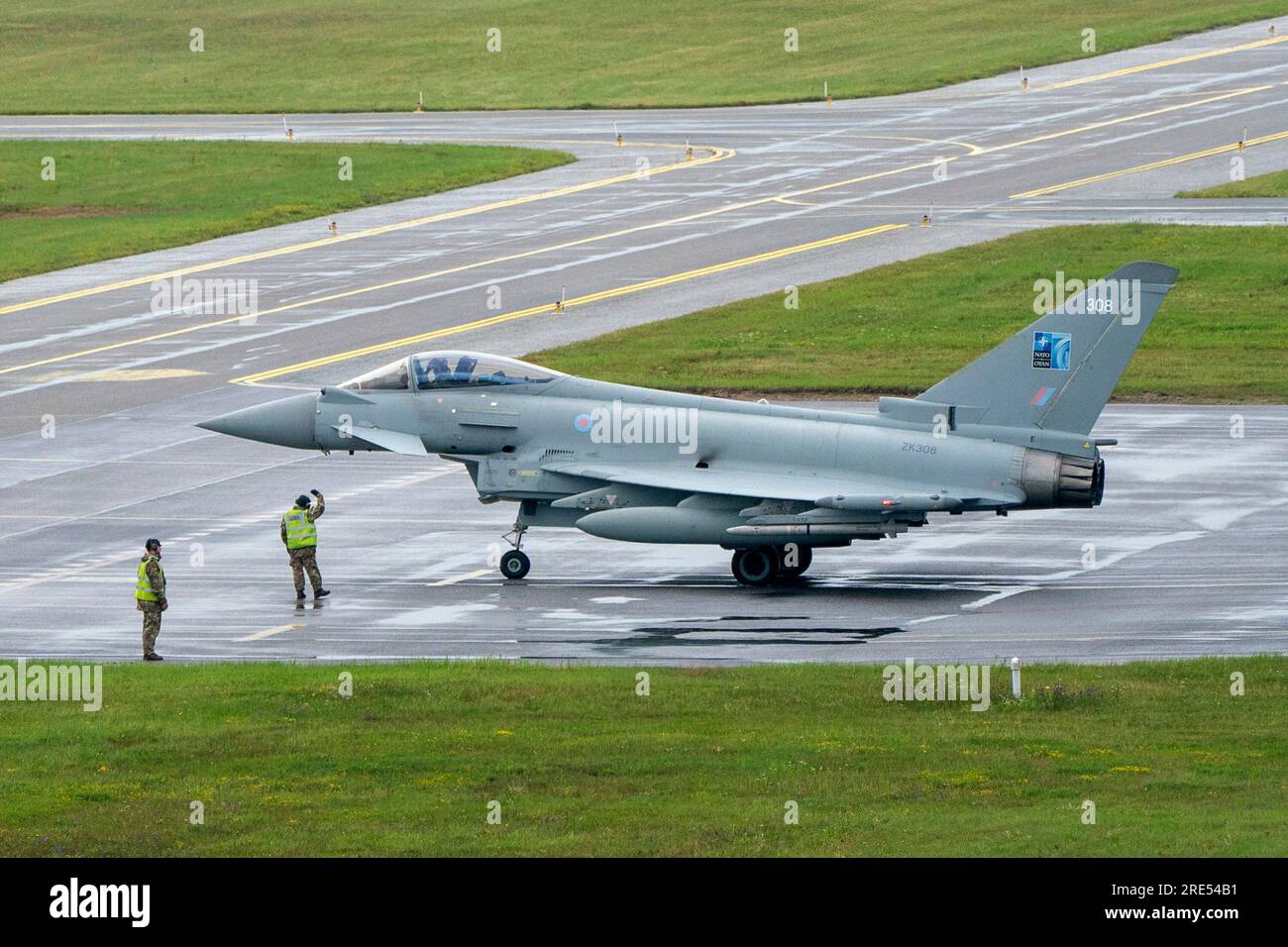 RAF Eurofighter Typhoon jet, part of the Royal Air Force (RAF)140 ...