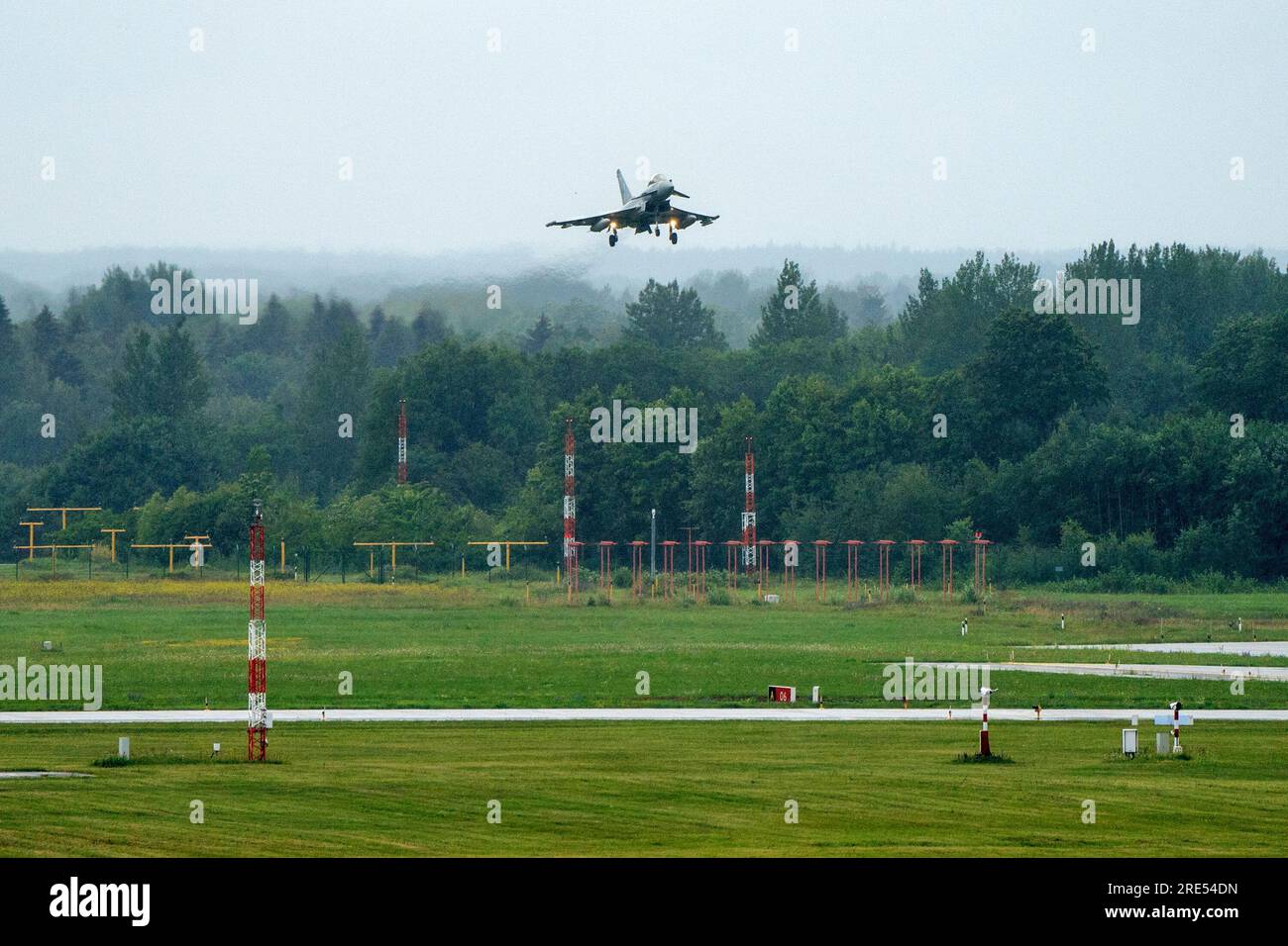 An RAF Eurofighter Typhoon jet, part of the Royal Air Force (RAF)140 ...