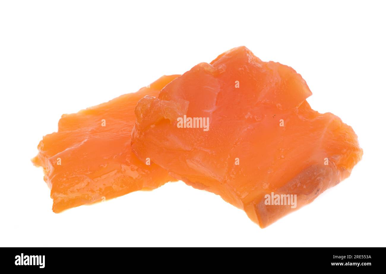 red fish fillet isolated on white background Stock Photo - Alamy