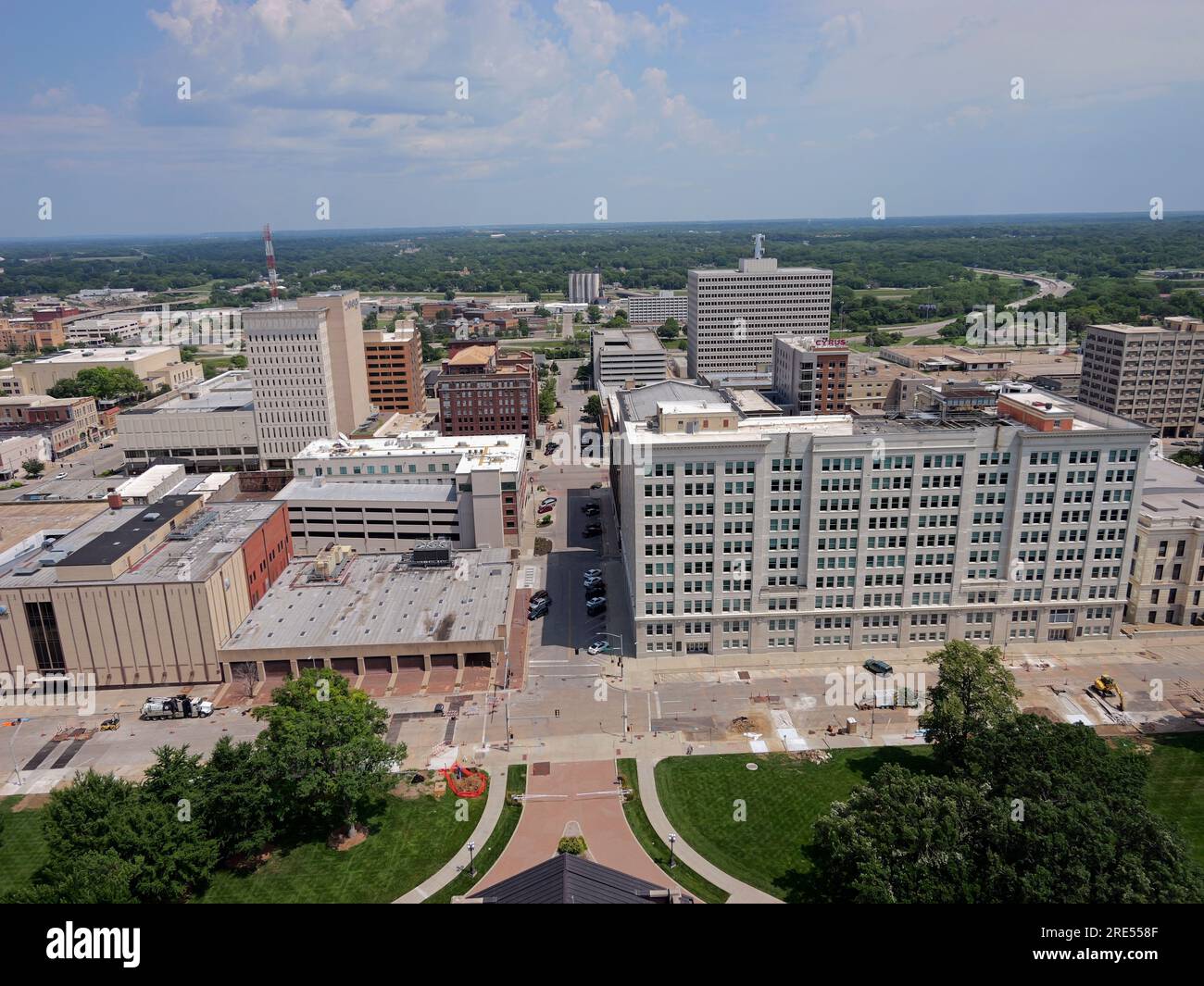 Topeka city center hi-res stock photography and images - Alamy