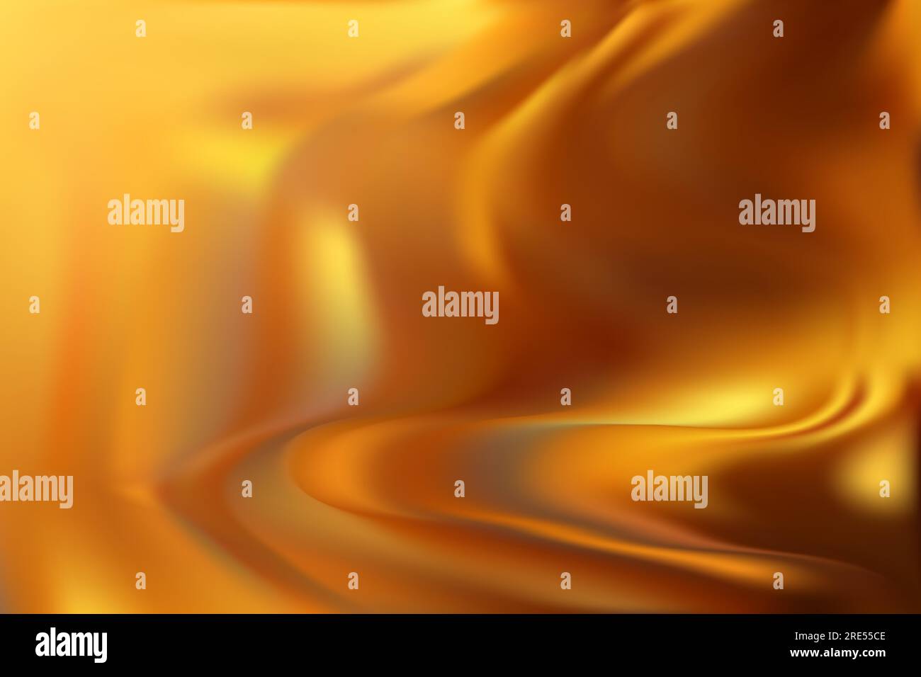 Abstract liquid gold background. Amber wavy background. Vector ...