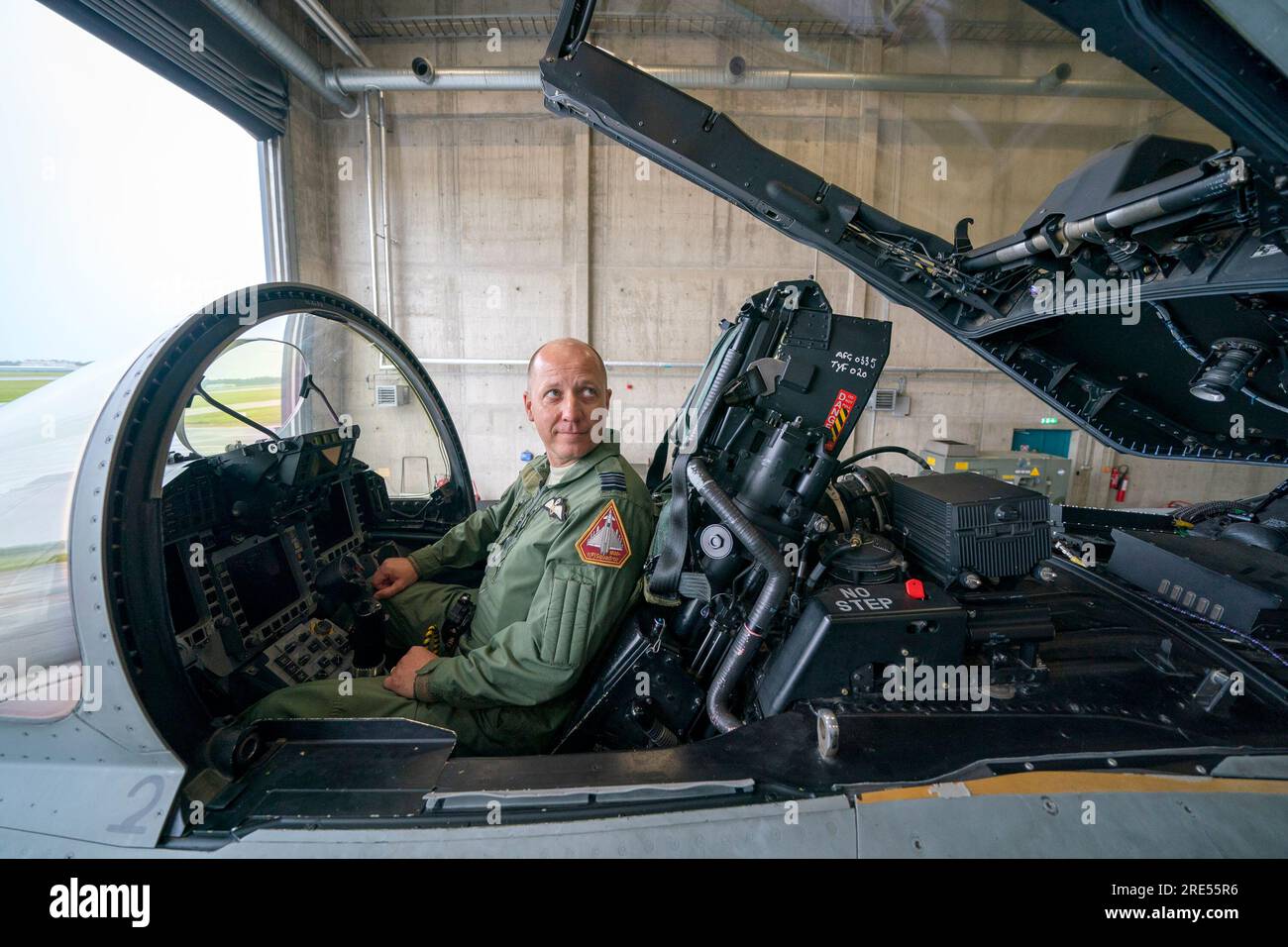 Executive Officer 1 (Fighter) Squadron, Squadron Leader Ben Spoor, who ...