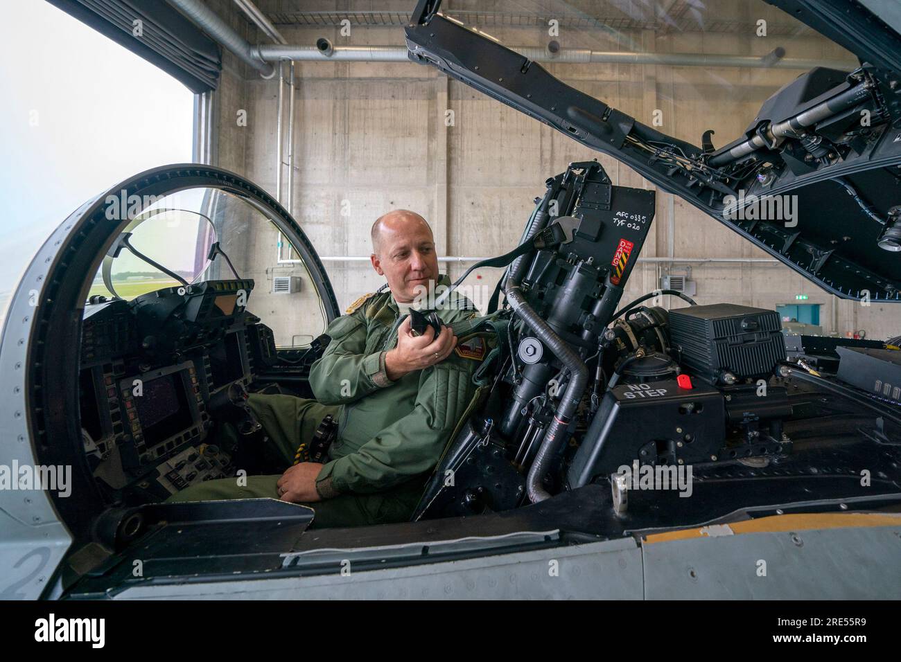 Executive Officer 1 (Fighter) Squadron, Squadron Leader Ben Spoor, who ...