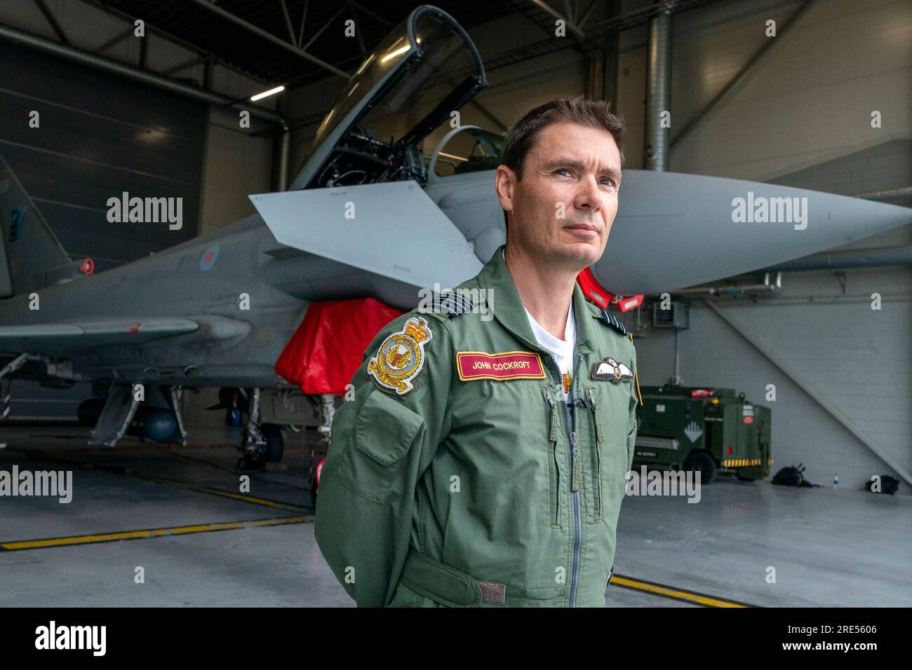 Officer Commanding 1 (Fighter) Squadron Wing Commander John Cockcroft ...