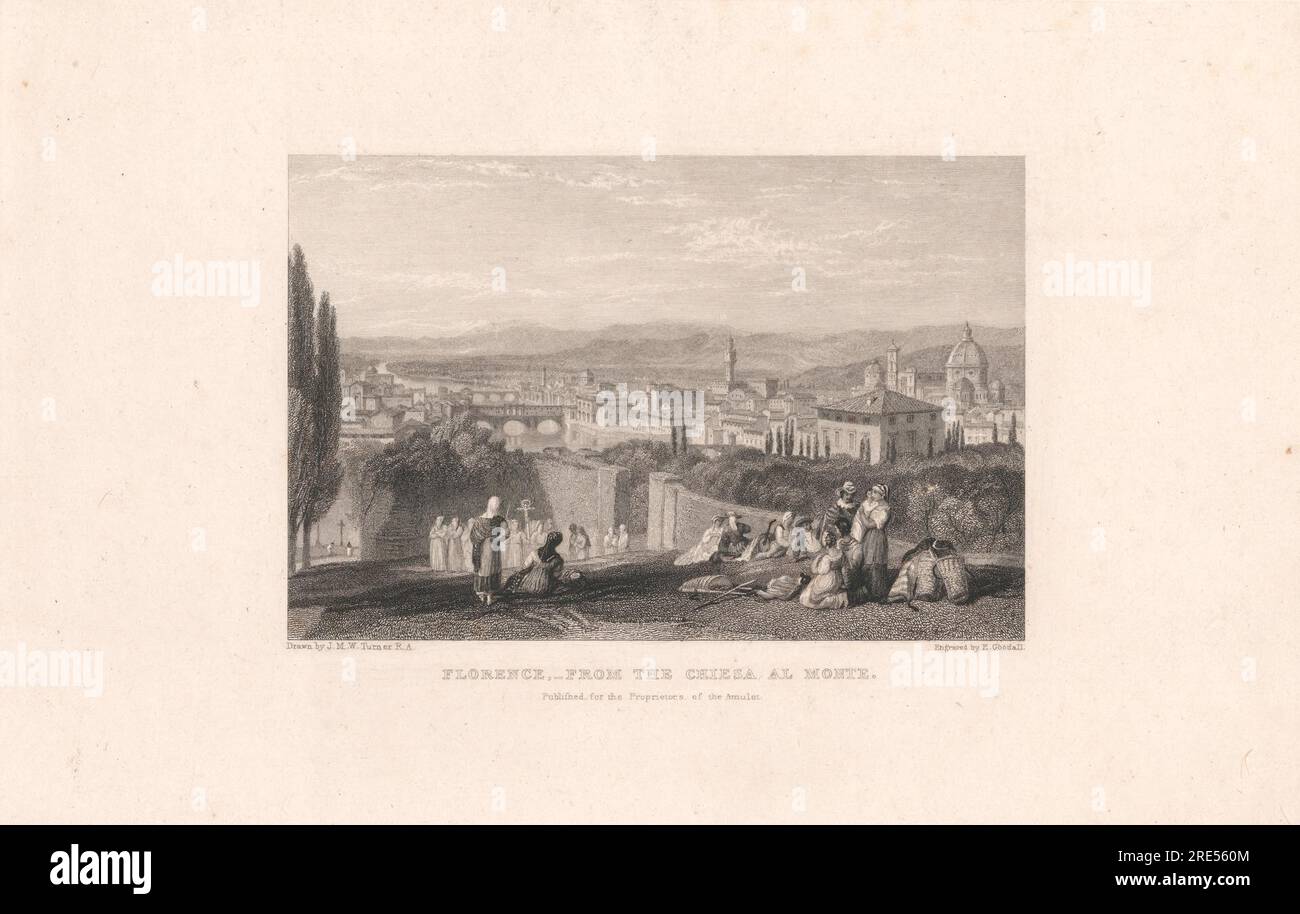 Florence from the Chiesa al Monte between 1826 and 1837 by Edward ...