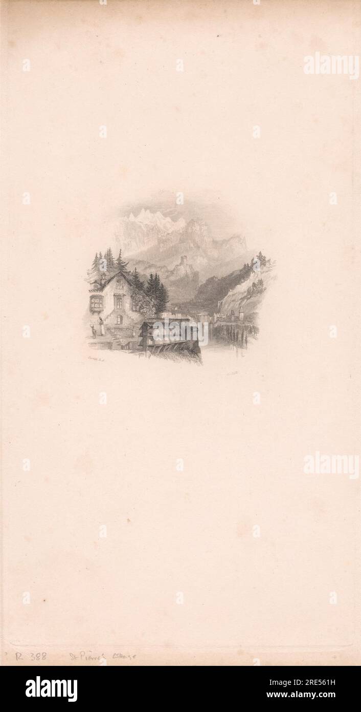 St. Pierre's Cottage 1834 by Edward Goodall Stock Photo - Alamy