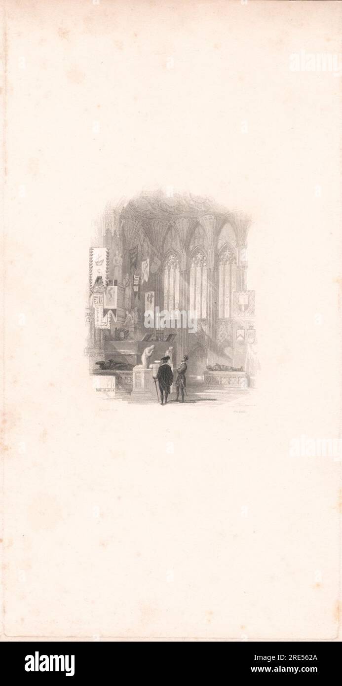 Cortes and Pizarro 1834 by Edward Goodall Stock Photo - Alamy