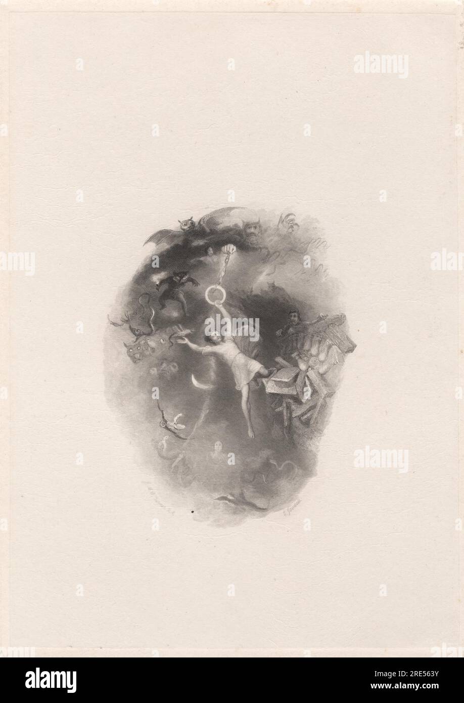 The Ring 1839 by Edward Goodall Stock Photo - Alamy