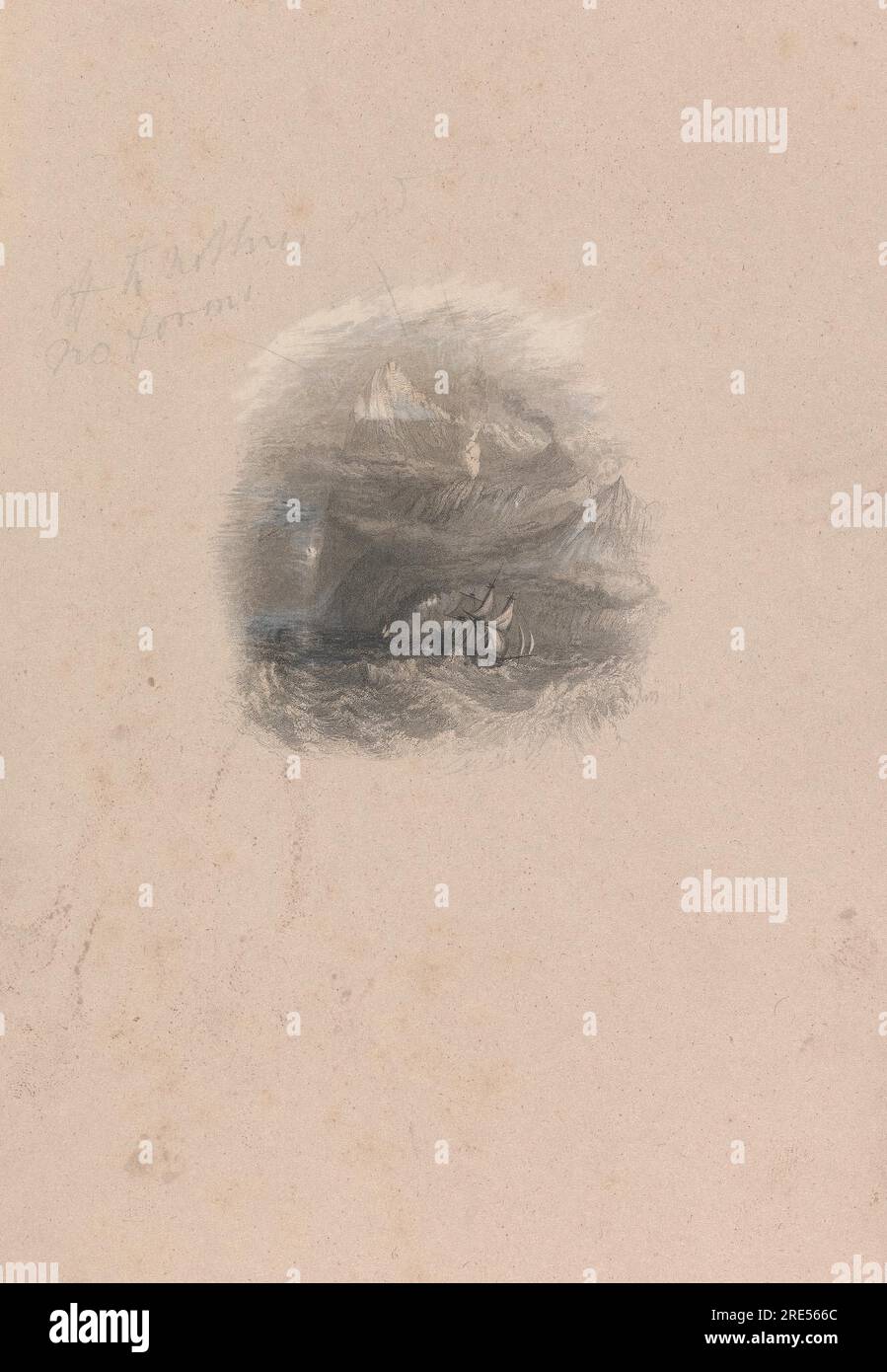 The Andes Coast 1837 by Edward Goodall Stock Photo - Alamy