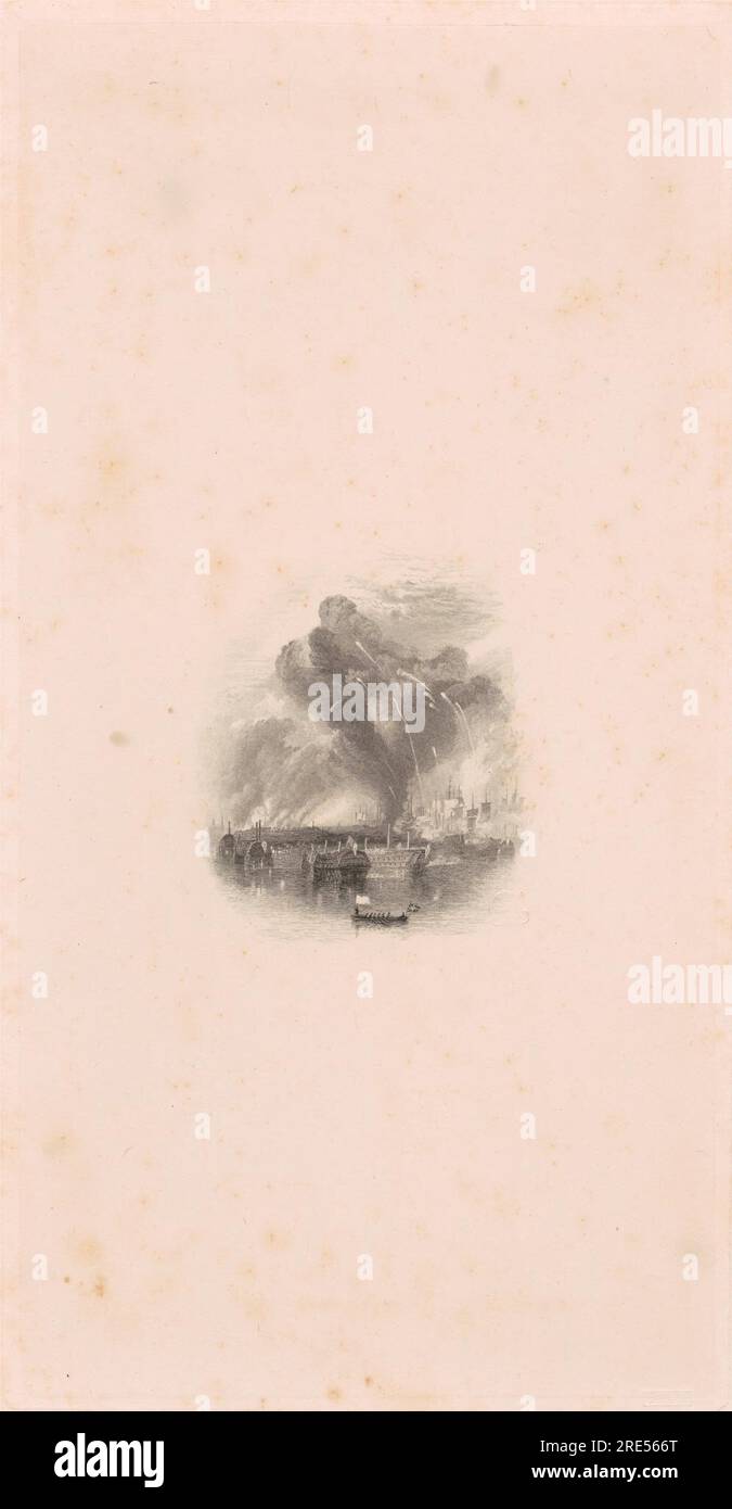 Battle of the Baltic 1837 by Edward Goodall Stock Photo - Alamy