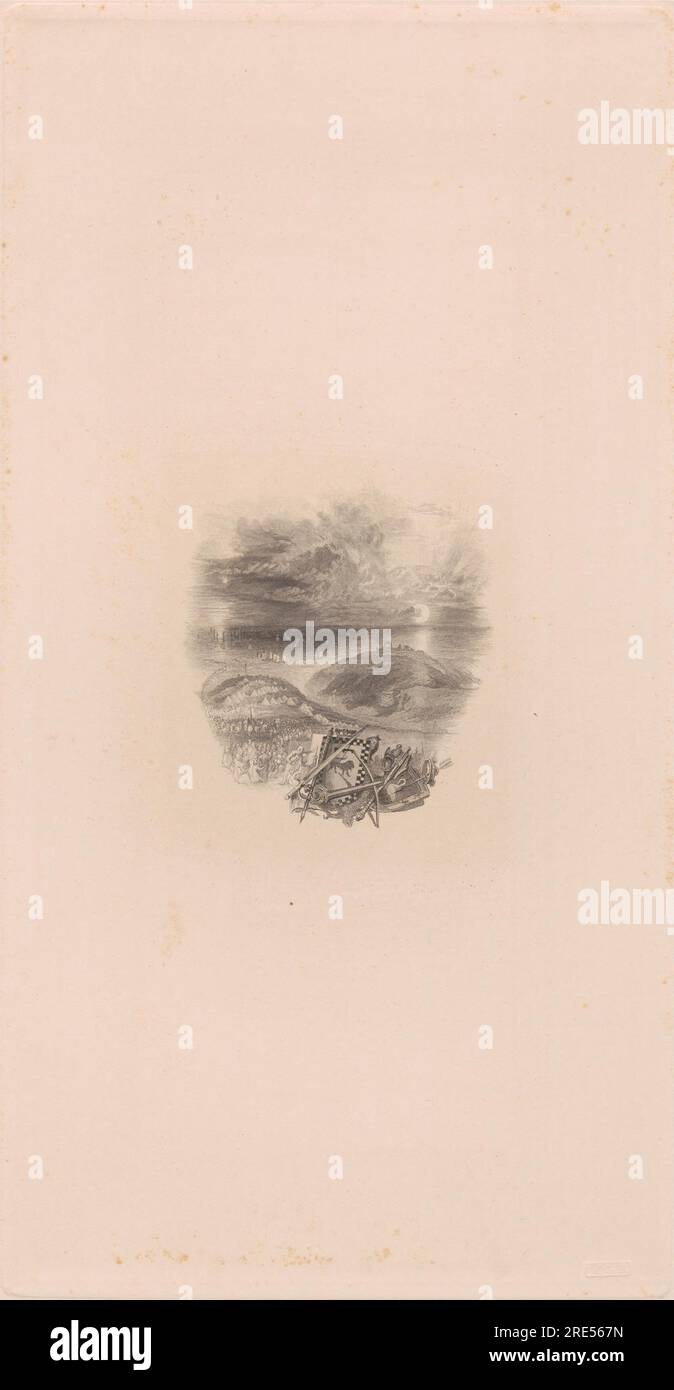 Camp Hill, Hastings 1837 by Edward Goodall Stock Photo - Alamy