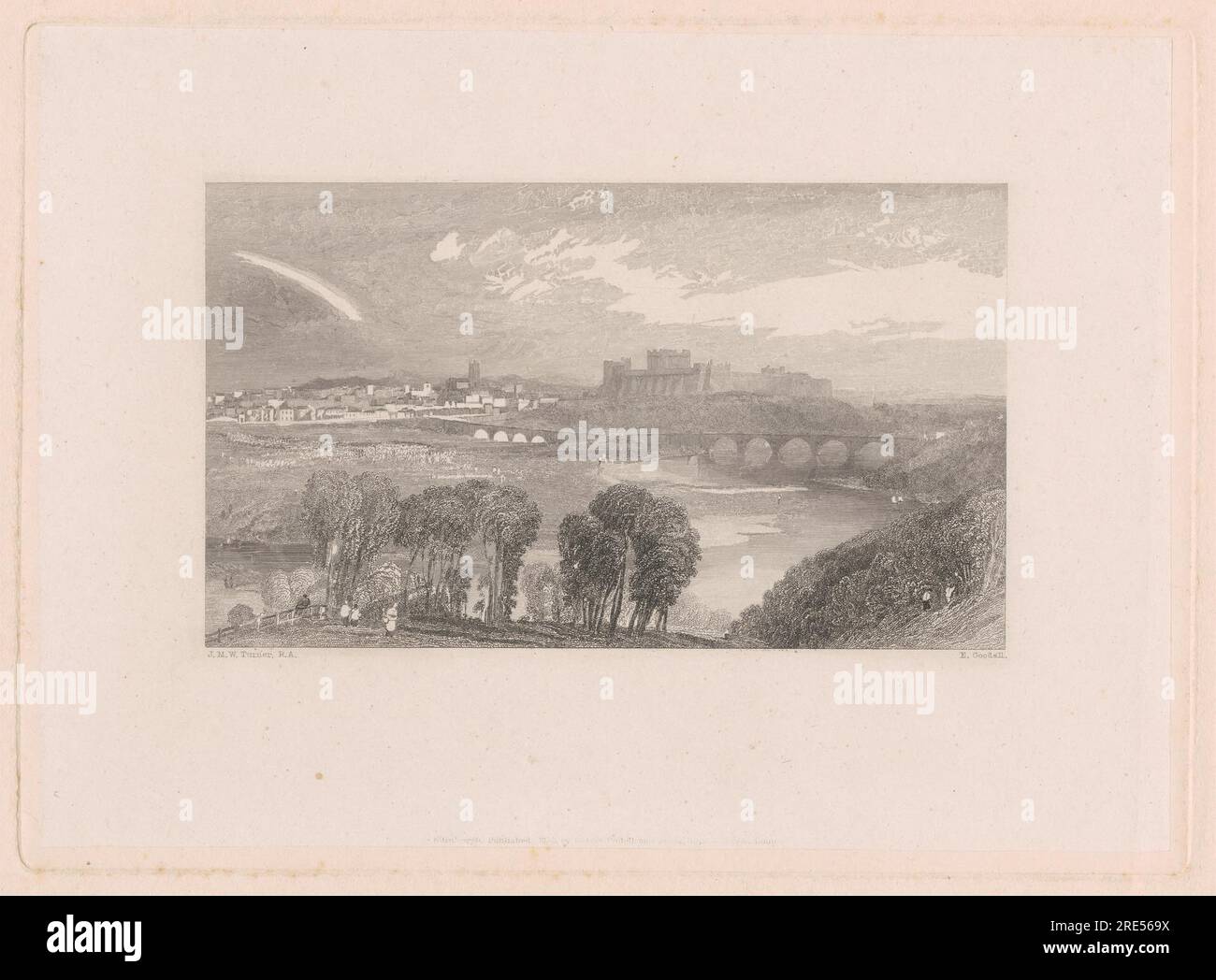 Carlisle 1834 by Edward Goodall Stock Photo - Alamy
