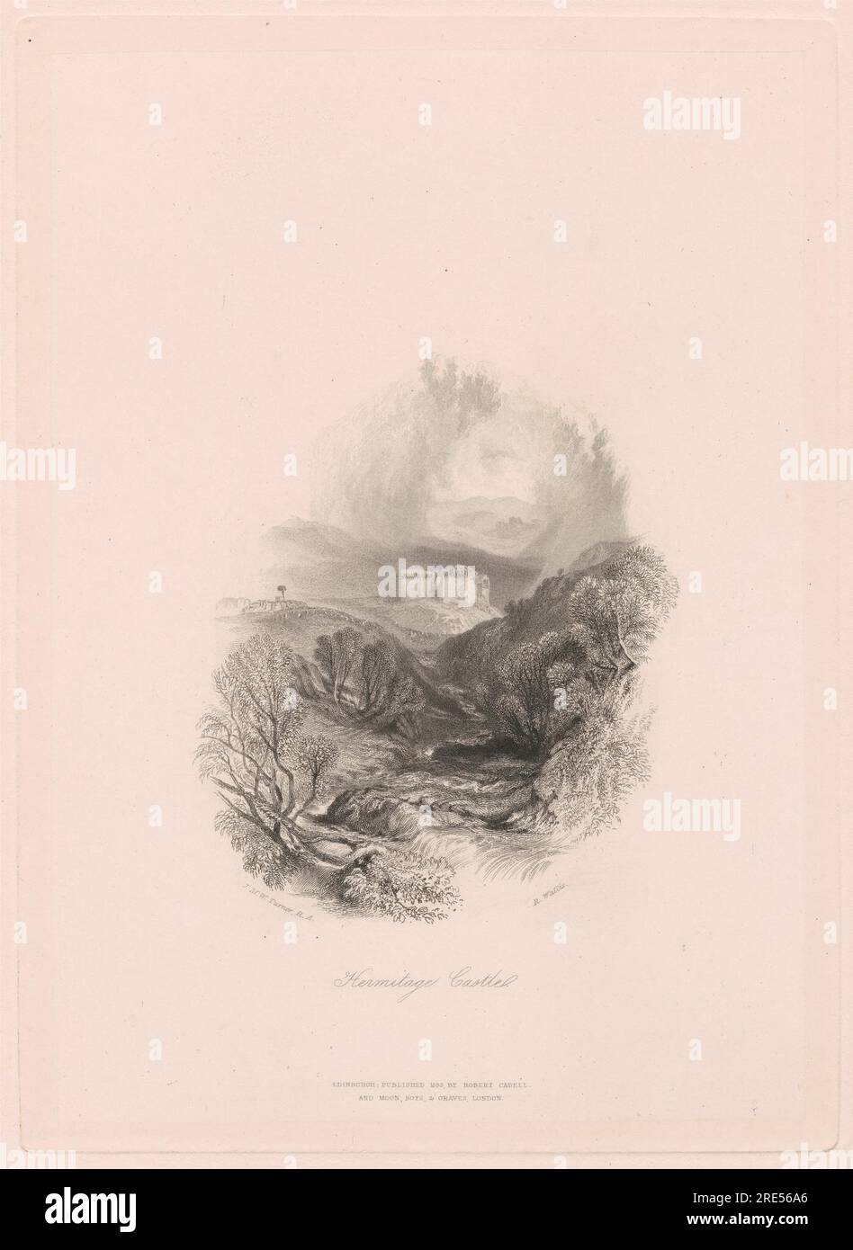 Caerlaverock Castle by Edward Goodall Stock Photo - Alamy