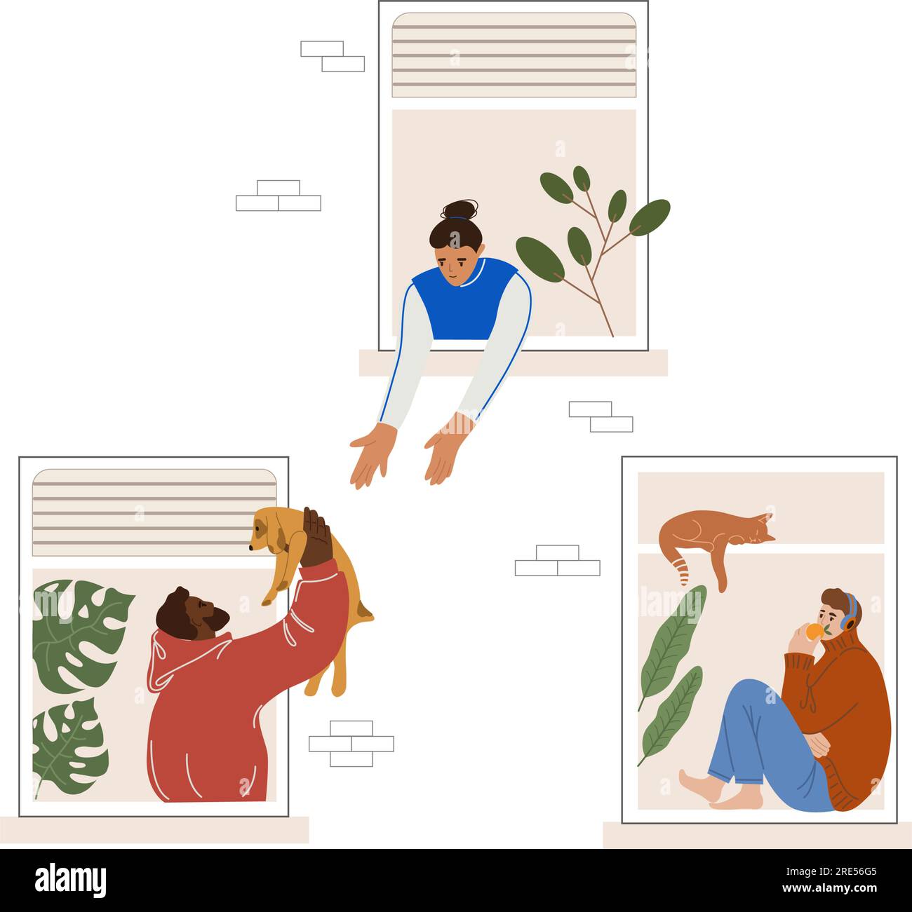 Woman passing Stock Vector Images - Alamy