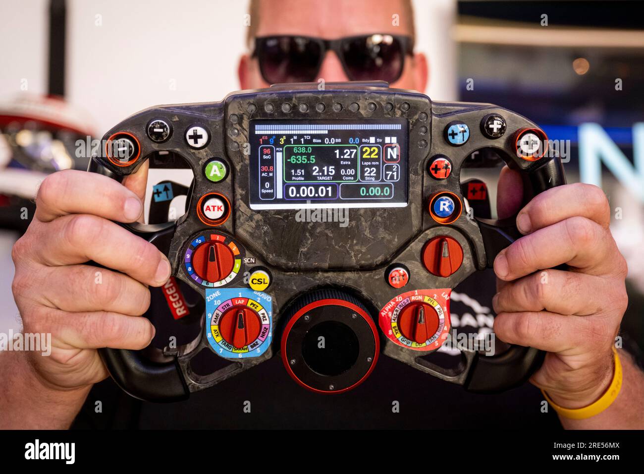 Steering wheel racing car hi-res stock photography and images - Alamy