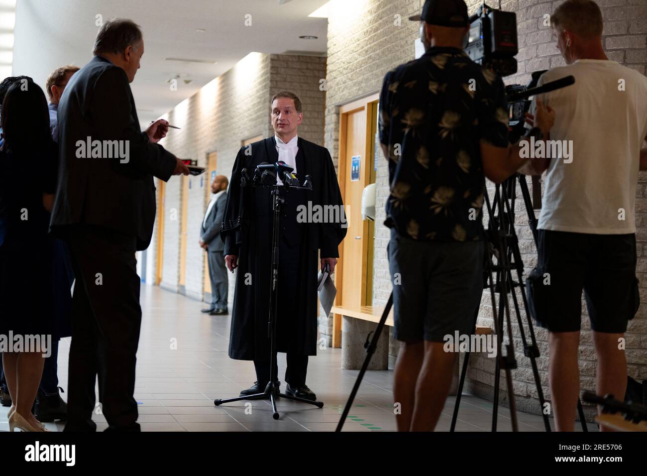 Longueuil, Canada. 25th July, 2023. Federal Crown prosecutor Marc ...