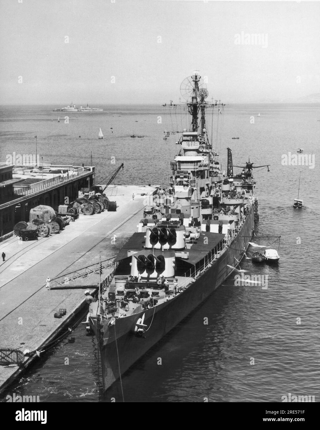 In the this handout photo from the U.S. Navy, the cruiser USS Fargo is ...