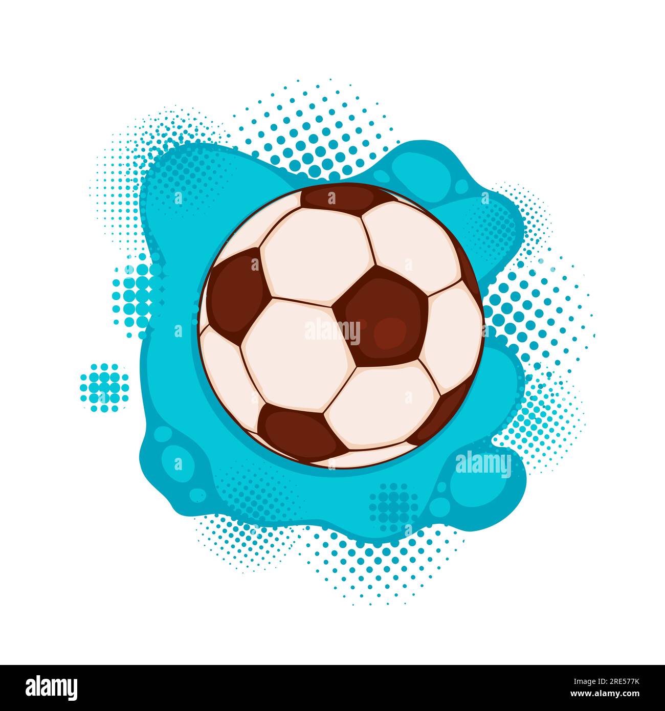 Soccer ball object. Vector illustration Stock Vector Image & Art - Alamy