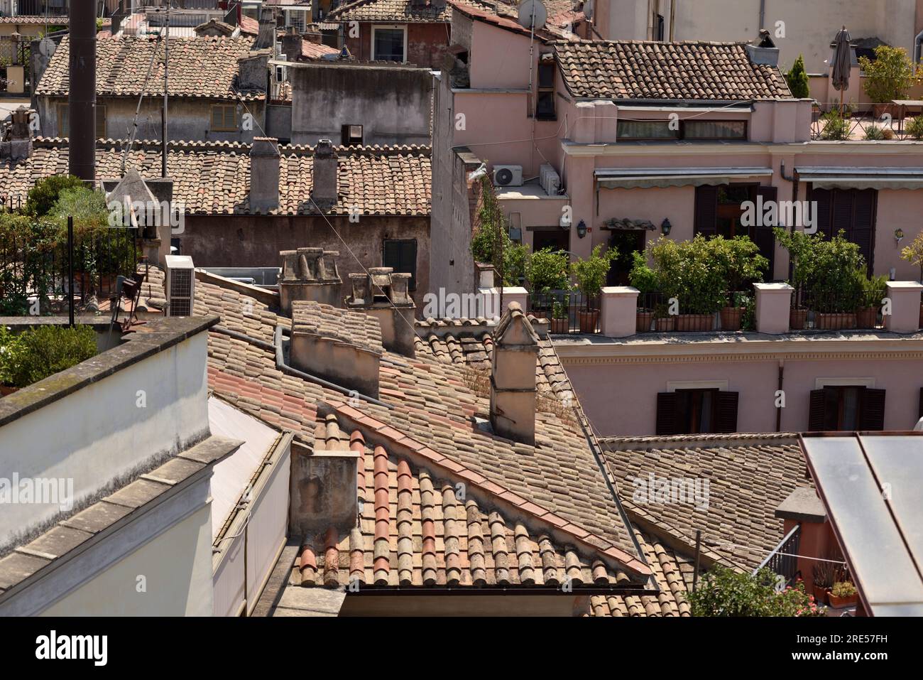 rooftops, rome, italy Stock Photo - Alamy