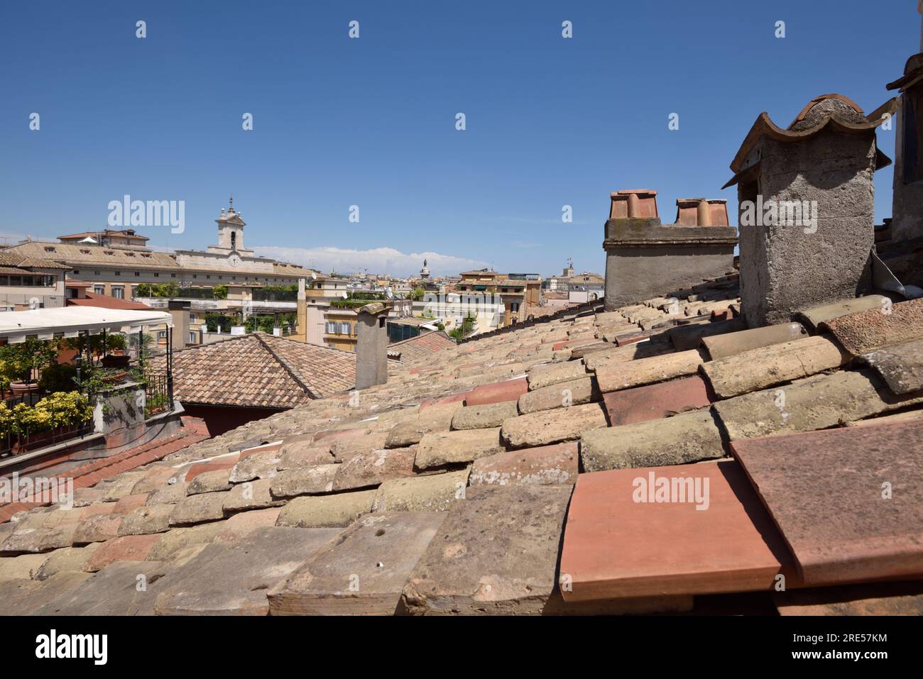 rooftops, rome, italy Stock Photo - Alamy