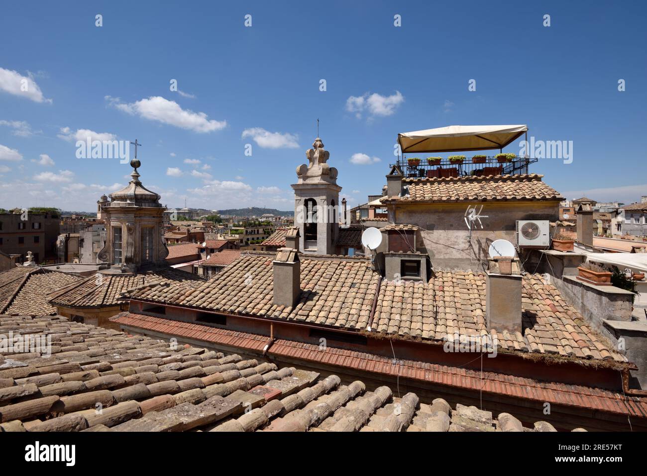 Rooftops, Rome, Italy Stock Photo - Alamy