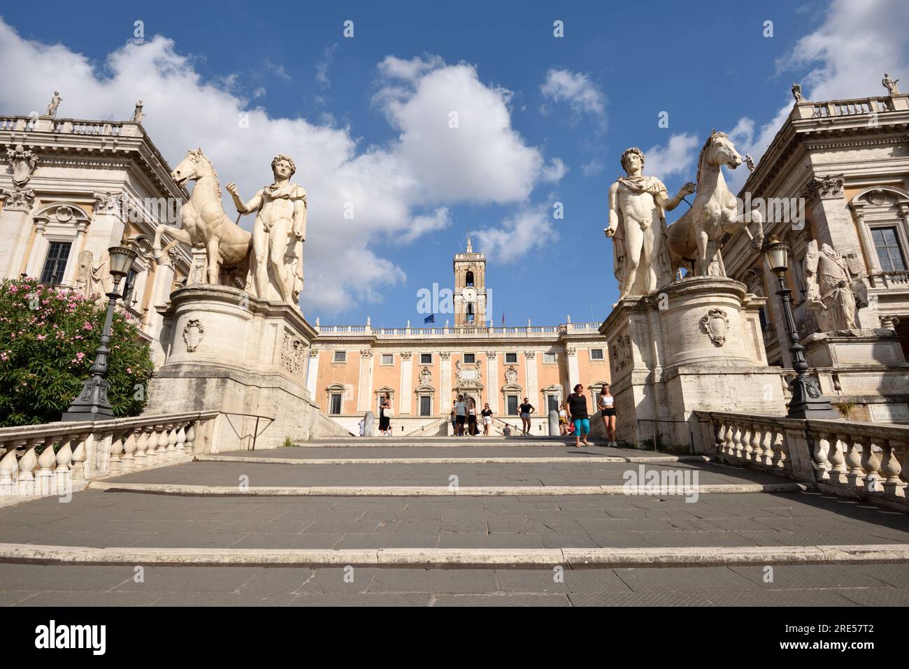 piazza del campidoglio, rome, italy Stock Photo - Alamy