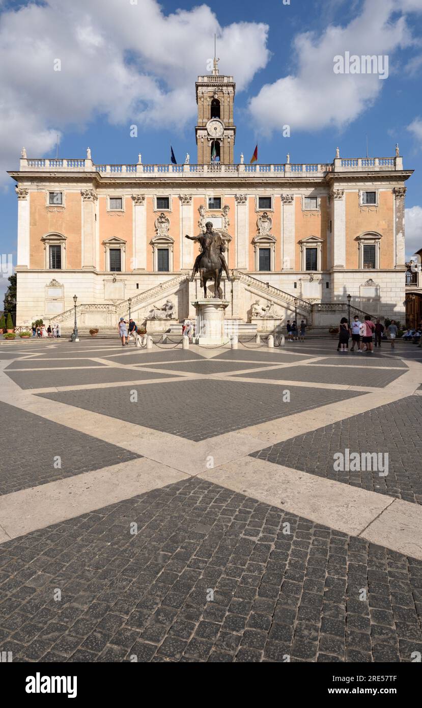 Piazza del Campidoglio, Rome, Italy Stock Photo - Alamy