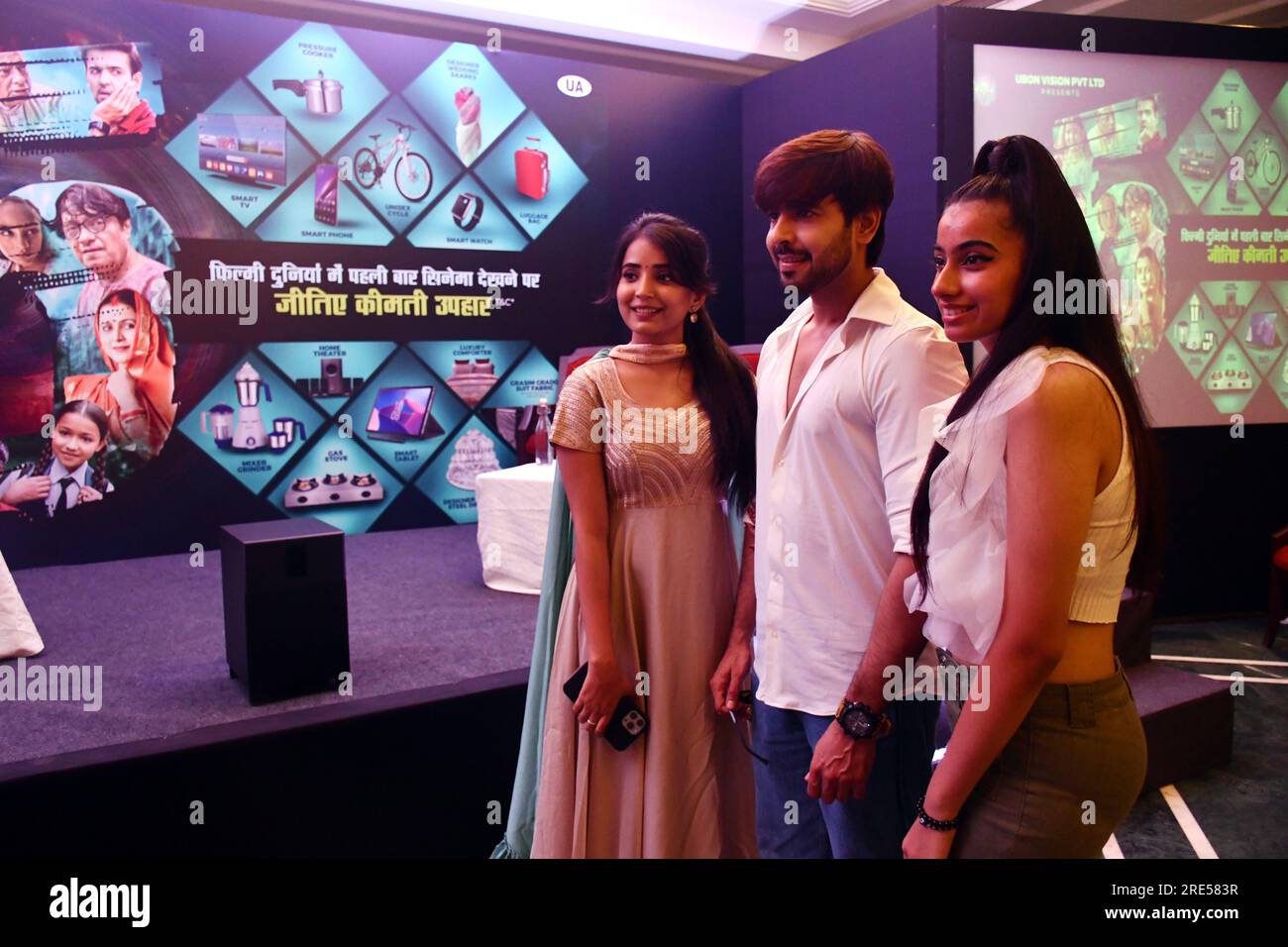 July 25, 2023, New Delhi, Delhi, India: Sagar Wahi, Sarika Bharoliya ...