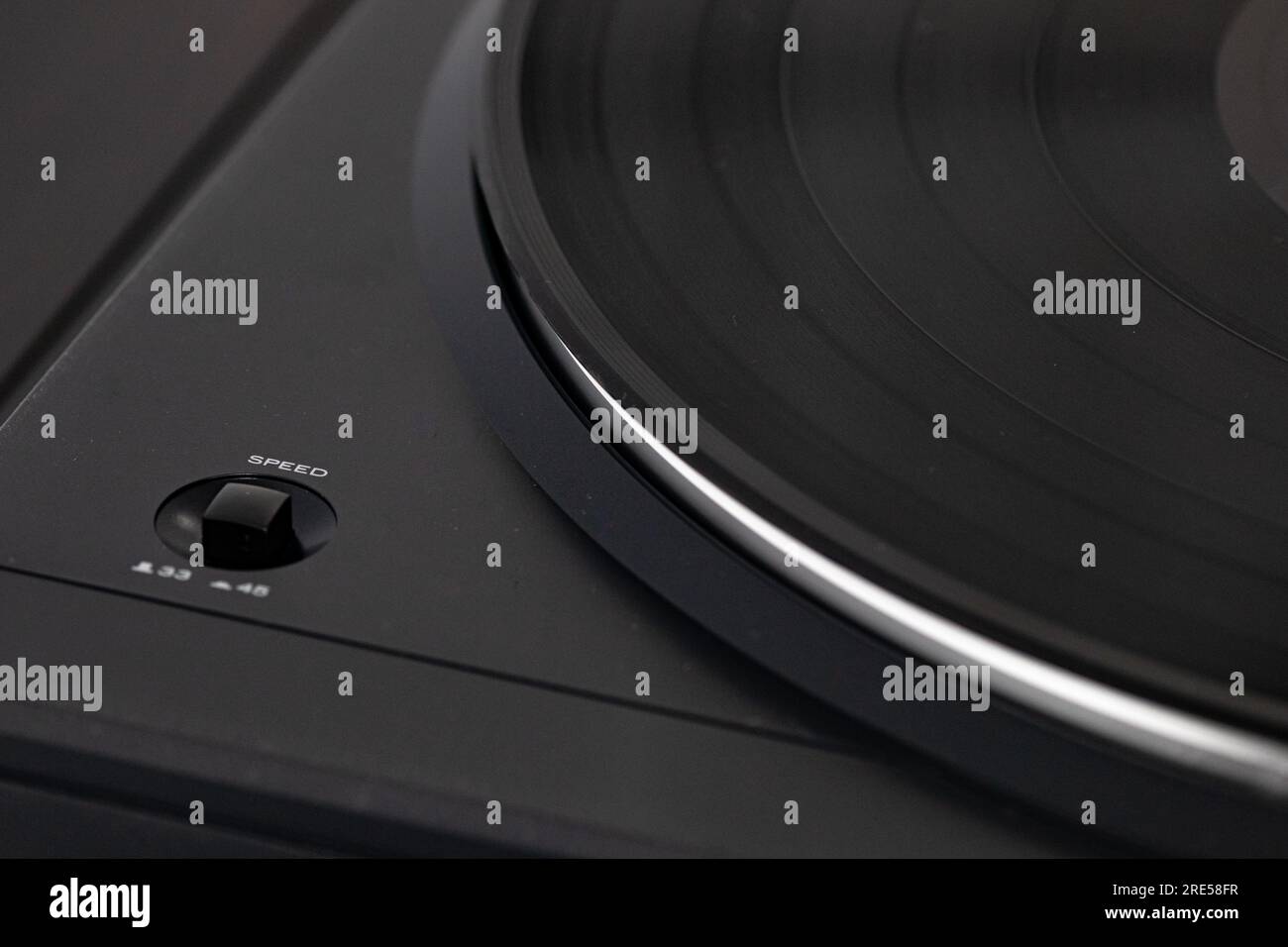 Spinning button on plate hi-res stock photography and images - Alamy