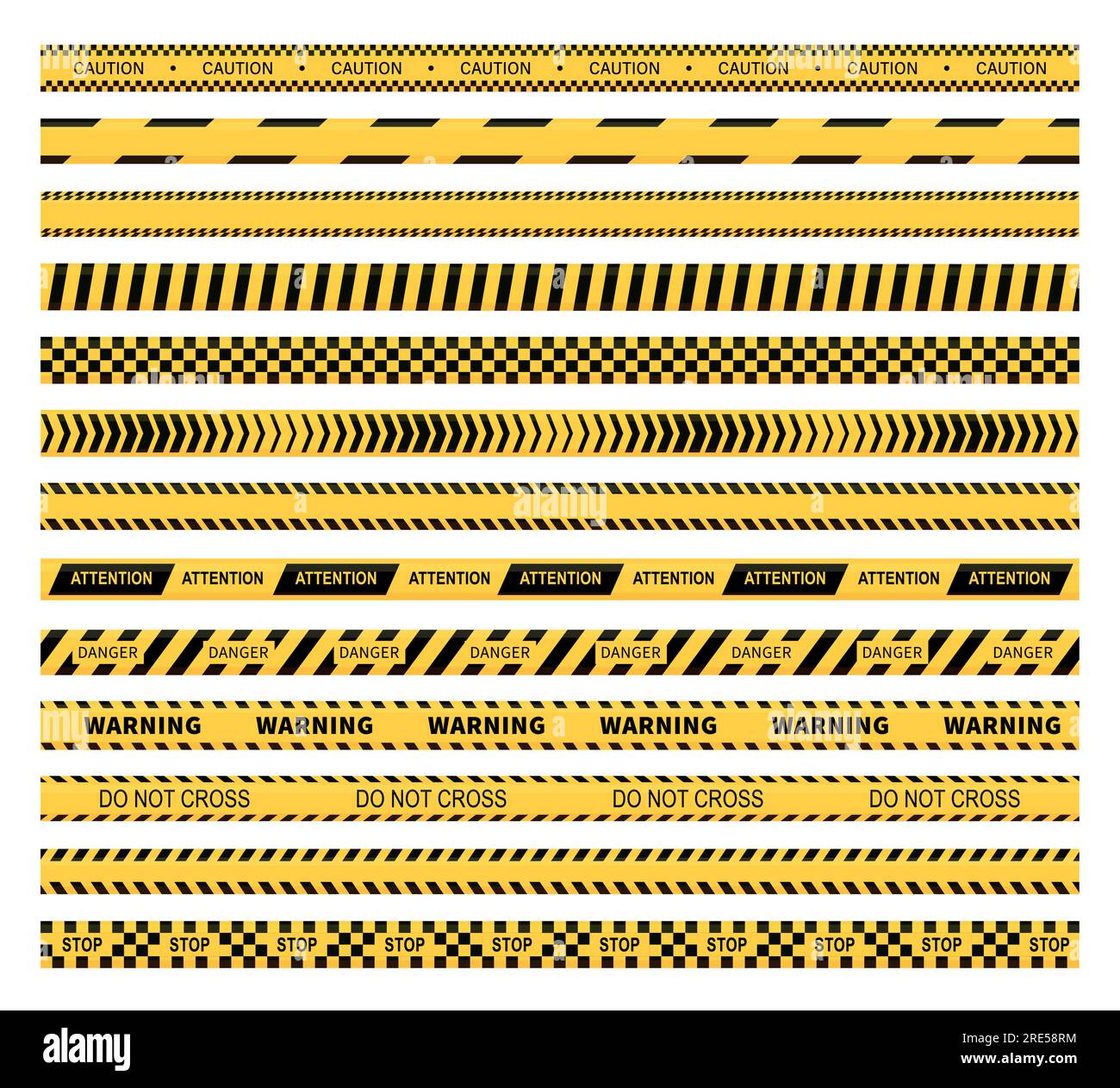 Police incident tape Cut Out Stock Images & Pictures - Alamy