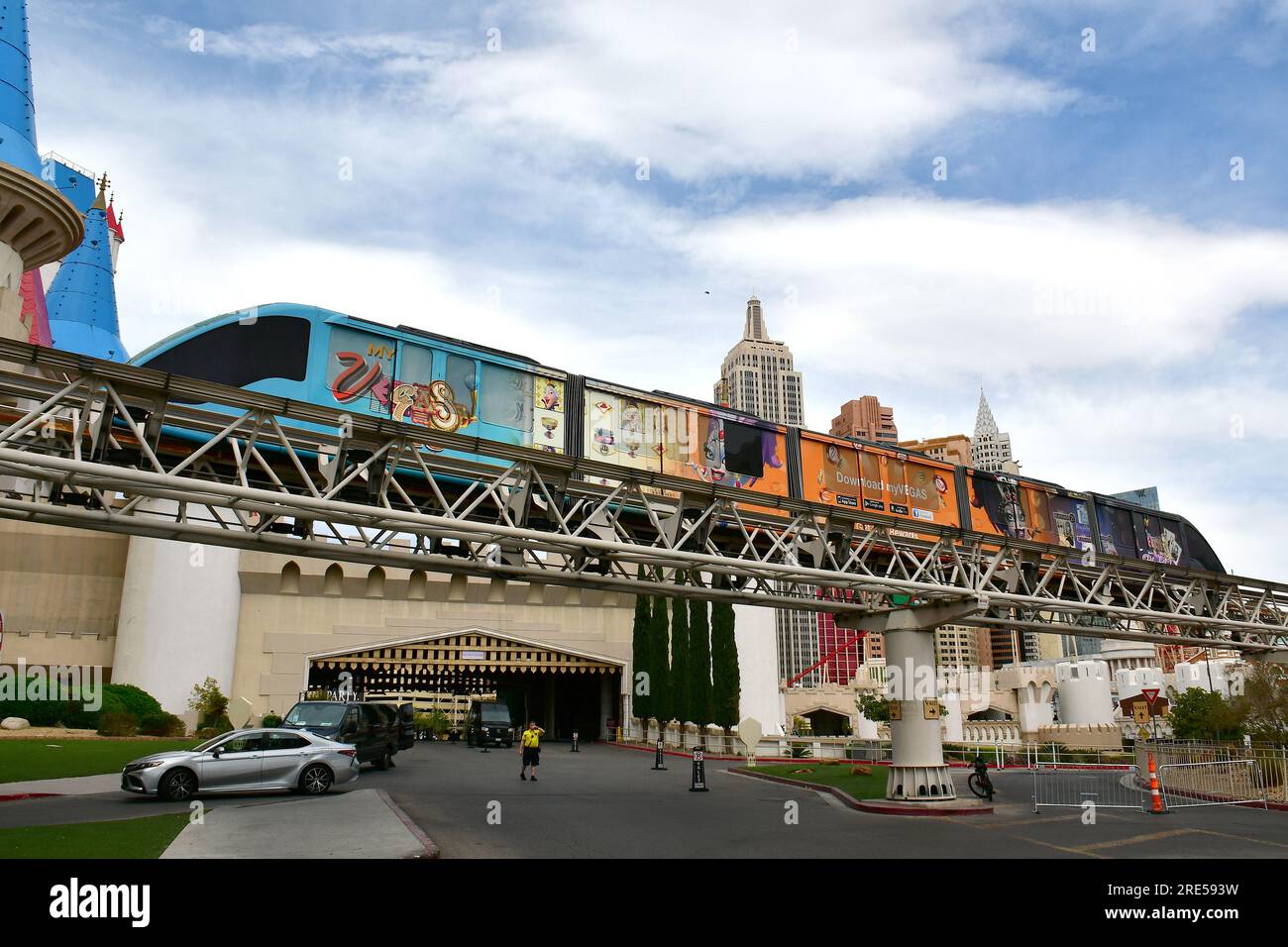 Monorail, Las Vegas, Nevada, USA, North America Stock Photo - Alamy