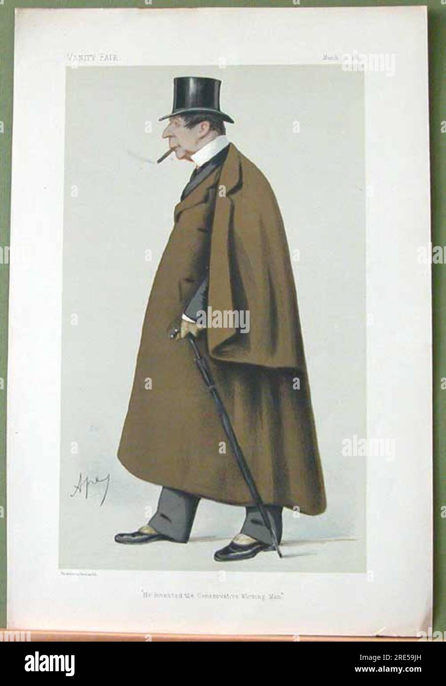 He invented the Conservative Working Man 20 March 1880 by Carlo ...