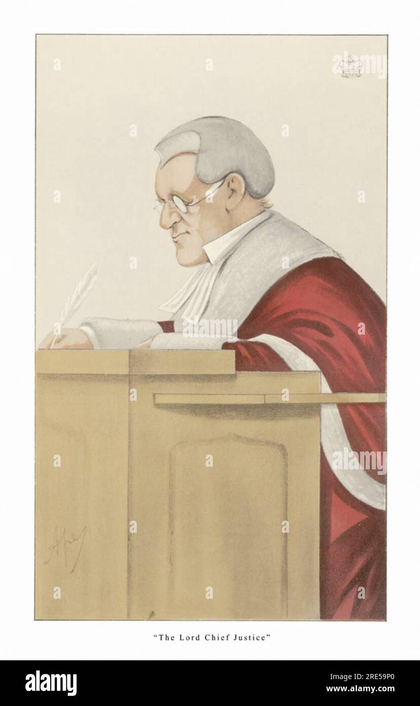 The Lord Chief Justice 1887 by Carlo Pellegrini Stock Photo - Alamy
