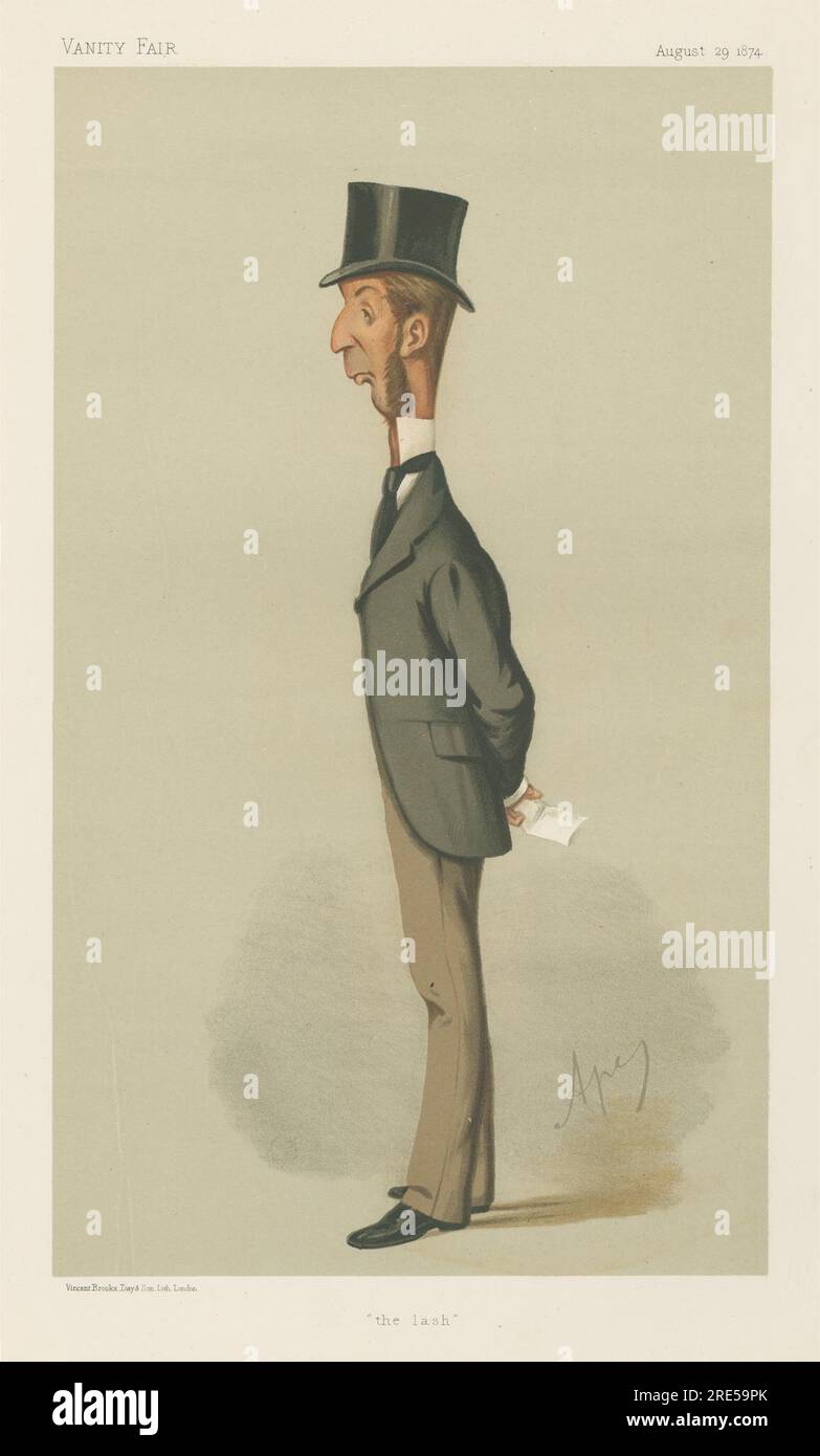 Politicians - Vanity Fair. 'the lash'. Mr. Rowland Winn. 29 August 1874 ...