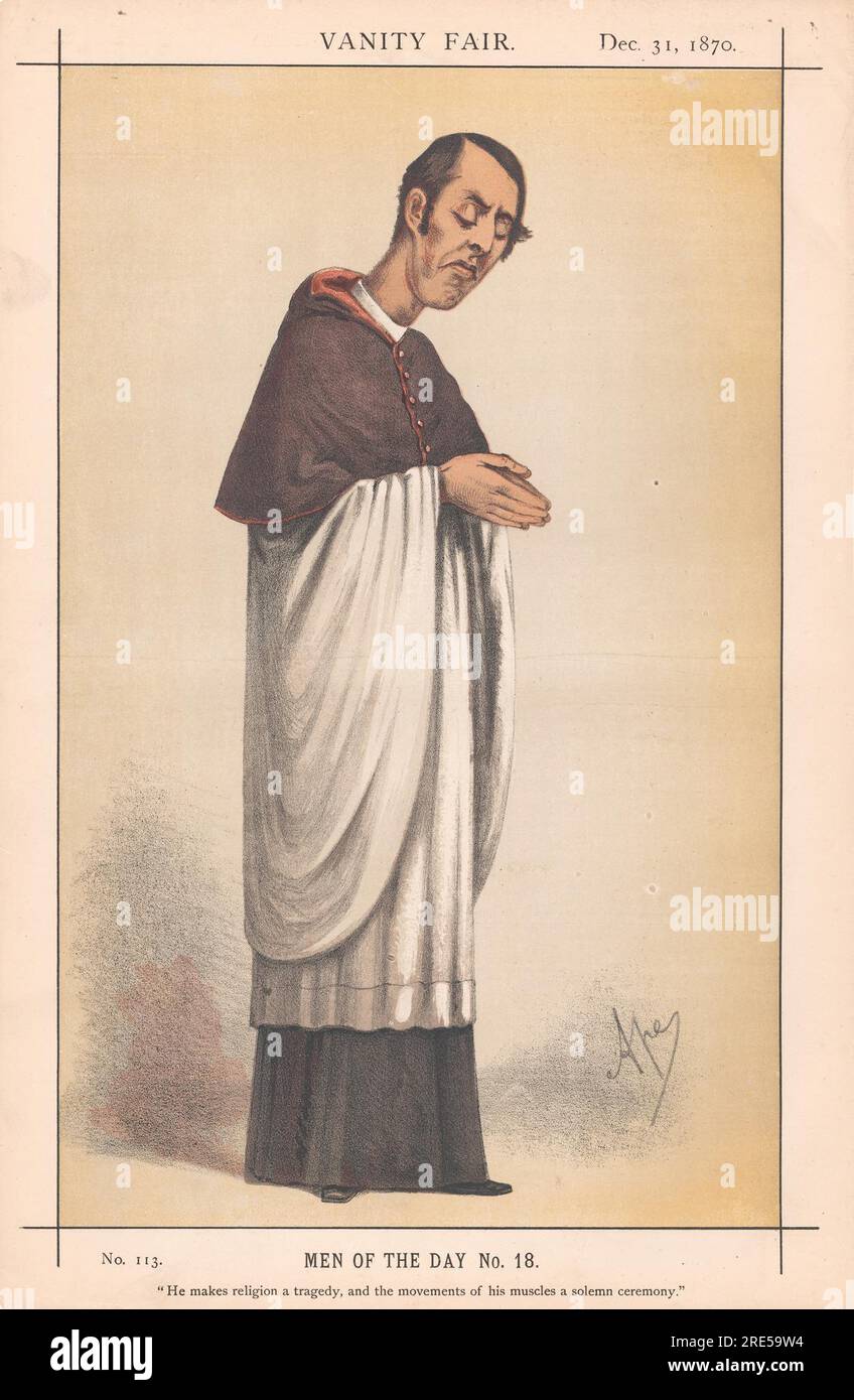 Vanity Fair - Clergy. 'He makes religion a tragedy, and the movement of ...