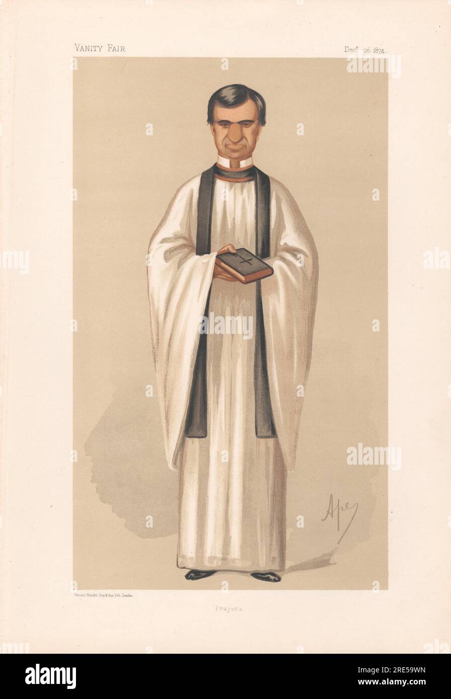 Vanity Fair - Clergy. 'Prayers'. Rev. Henry White. 26 December 1874 ...