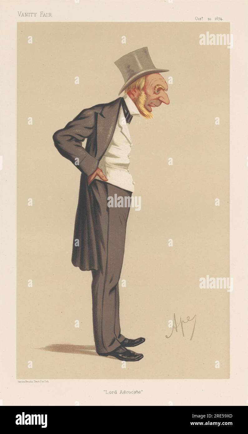 Vanity Fair: Legal; 'Lord Advocate', Edward Strathearn Gordon, October ...
