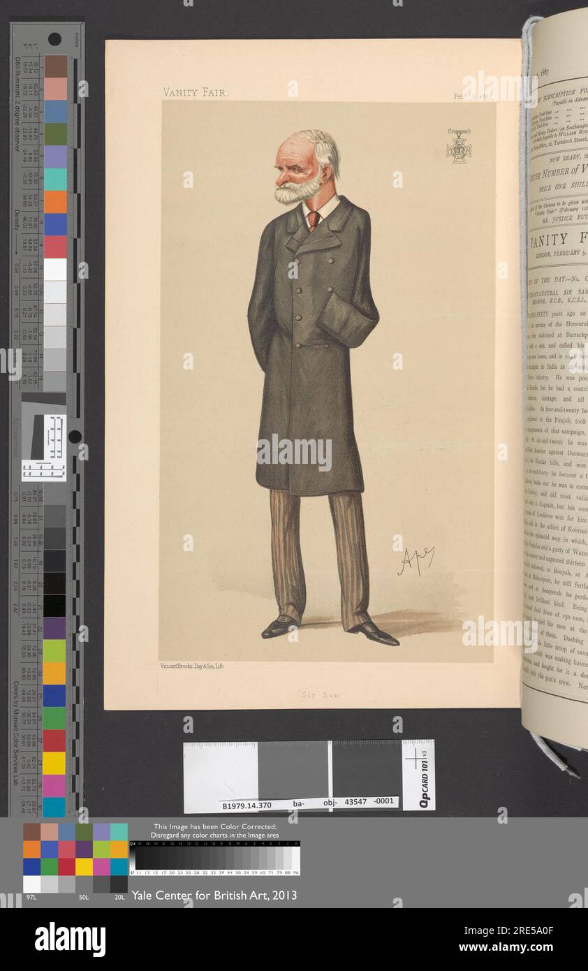 Vanity Fair: Military and Navy; 'Sir Sam', Lieutenant-General Sir ...