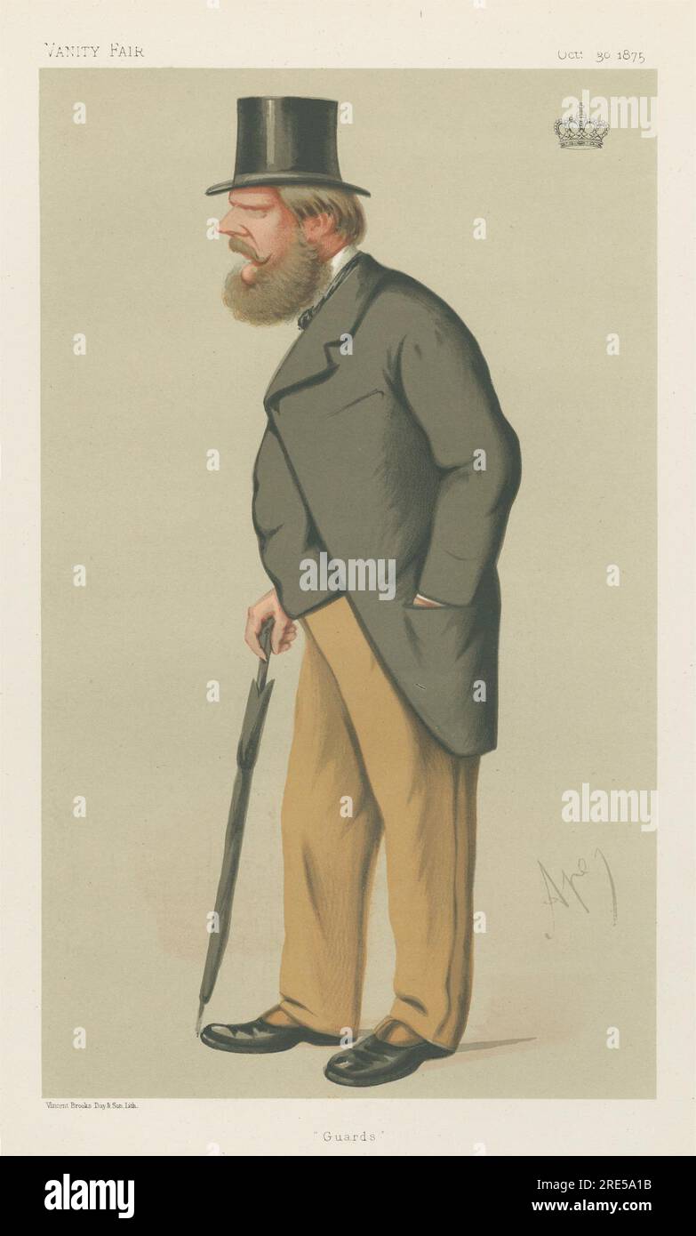 Vanity Fair: Military and Navy; 'Guards', Prince Edward of Saxe-Weimar ...