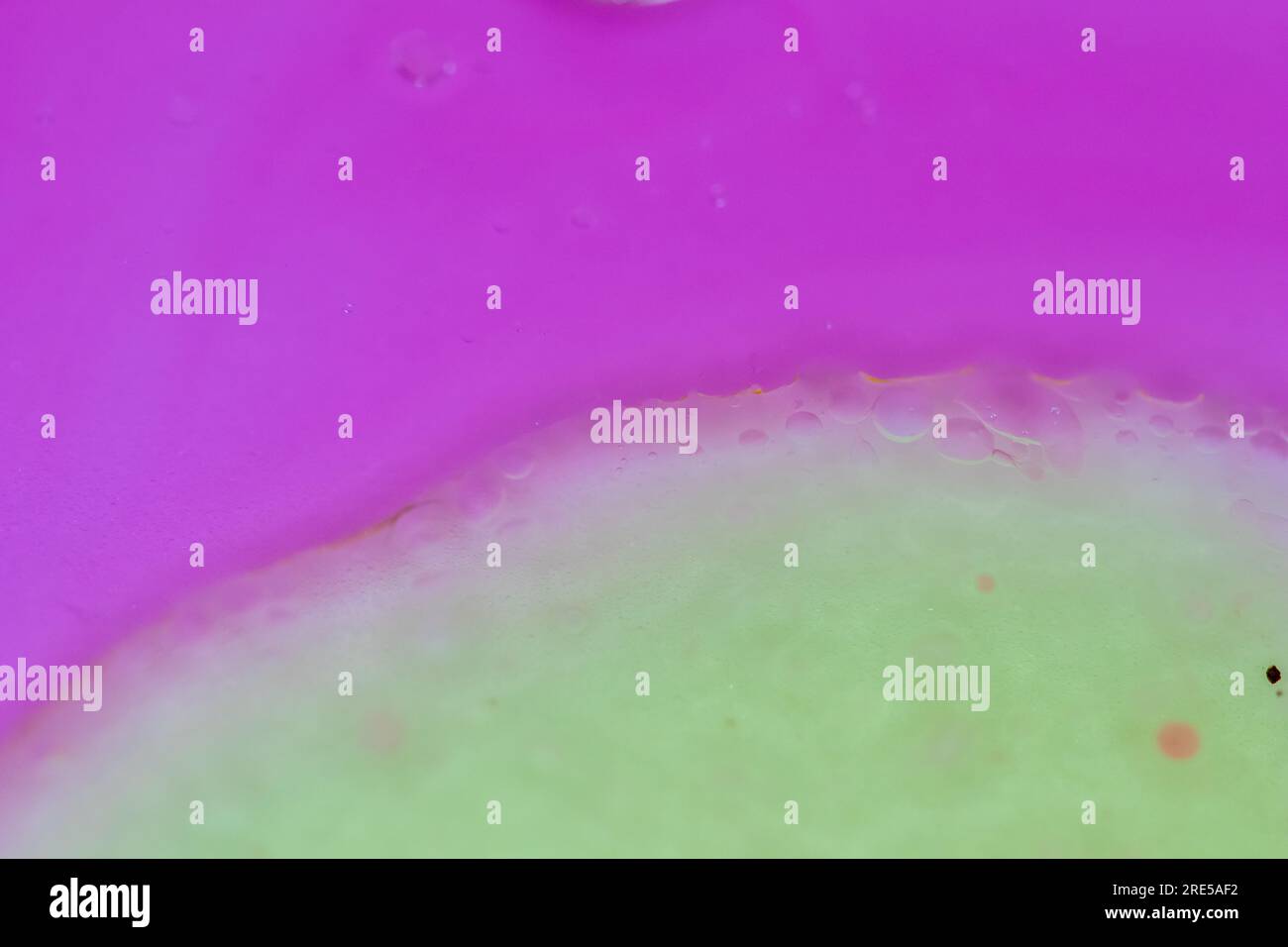 abstract chemistry background bubbles. Fluorescent liquid bubbles on ...