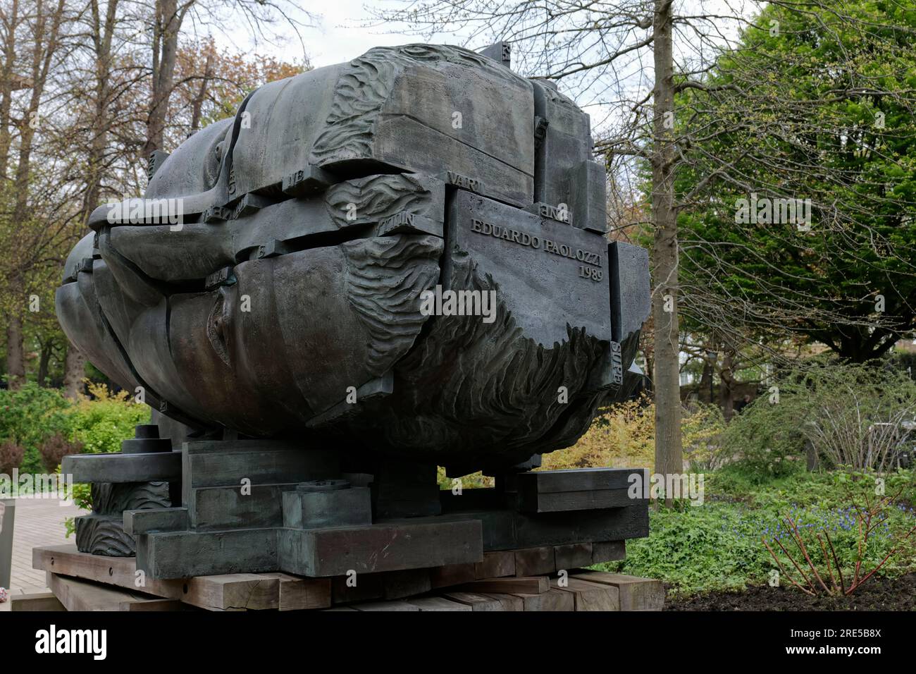 Eduardo Paolozzi Head of Invention sculpture at the Design Museum ...