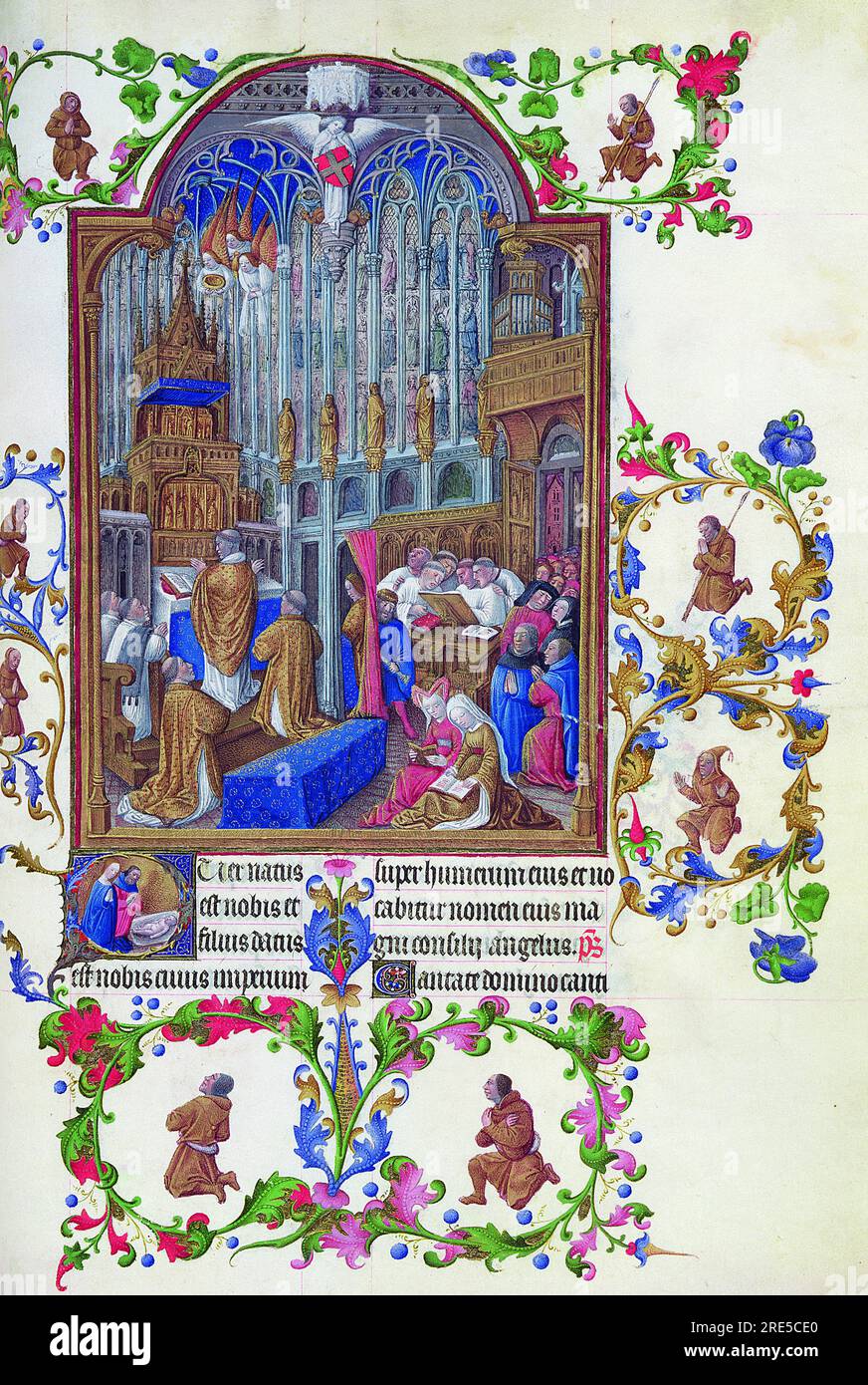 Title: The Celebration of Christmas Mass at the Sainte Chapelle Creator ...